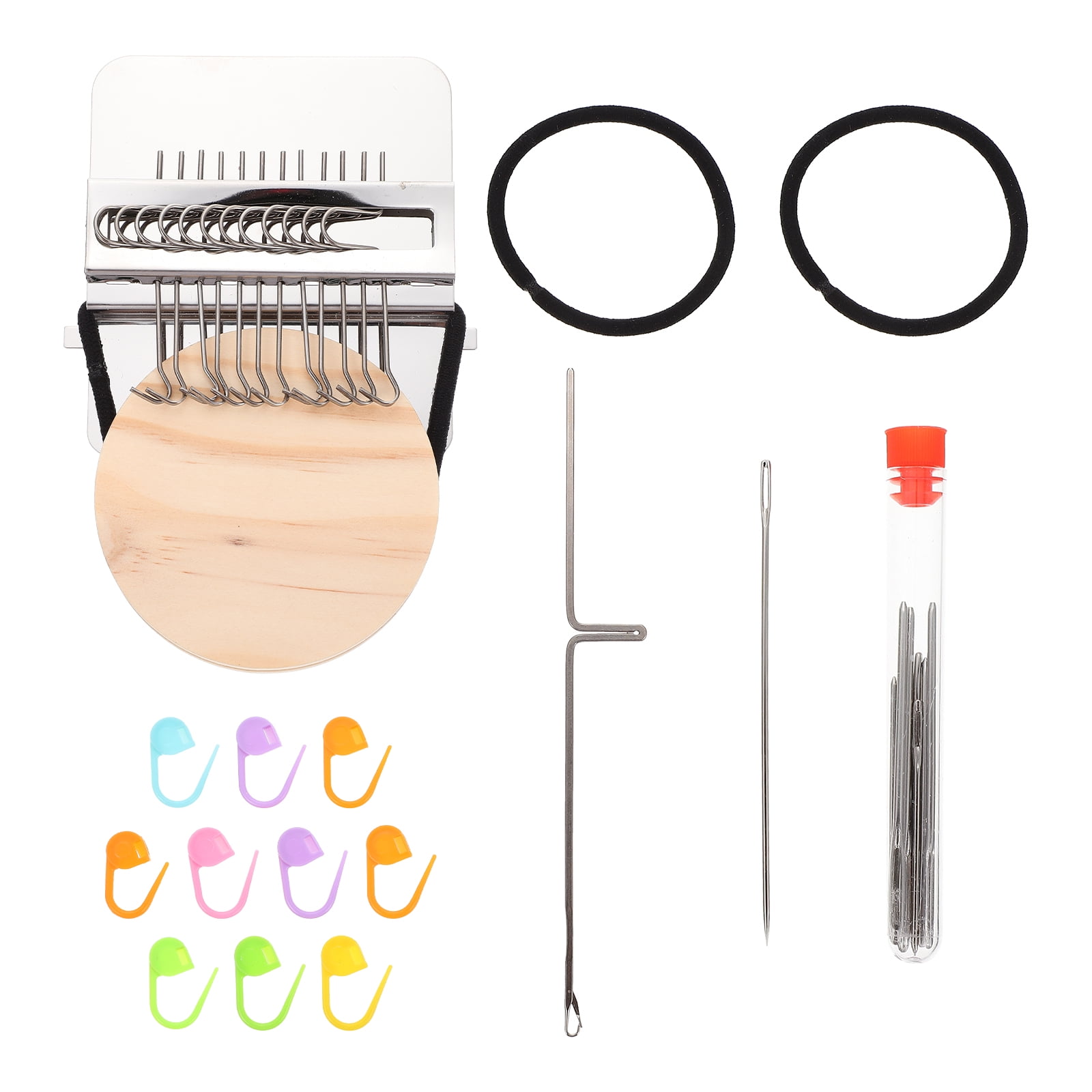 Jiandong Weaving Loom Braid Tool Darning Loom Set with Weaving Frame ...