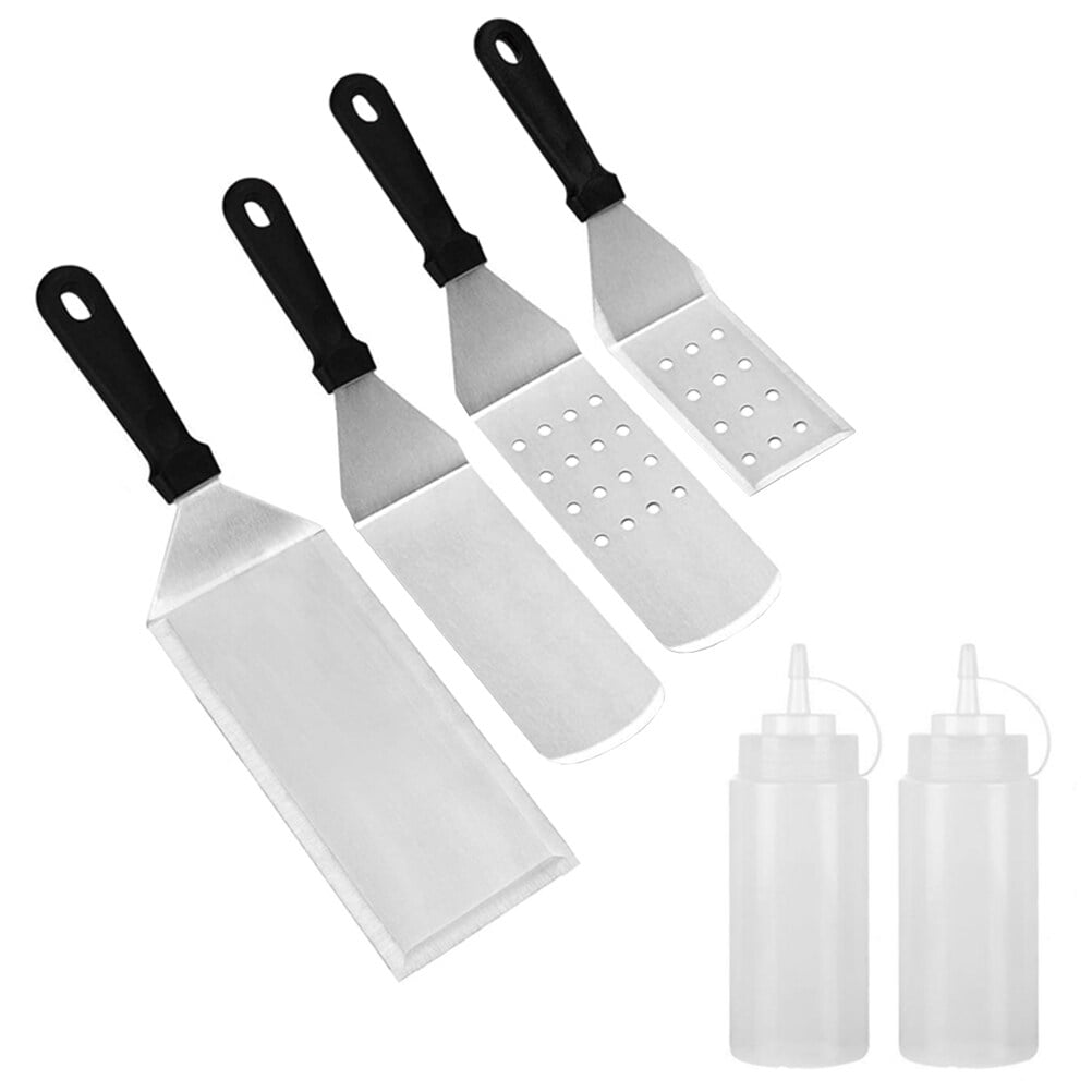 Jiandong pizza shovel Metal Spatula Grill Scraper Griddle Turner Flat ...