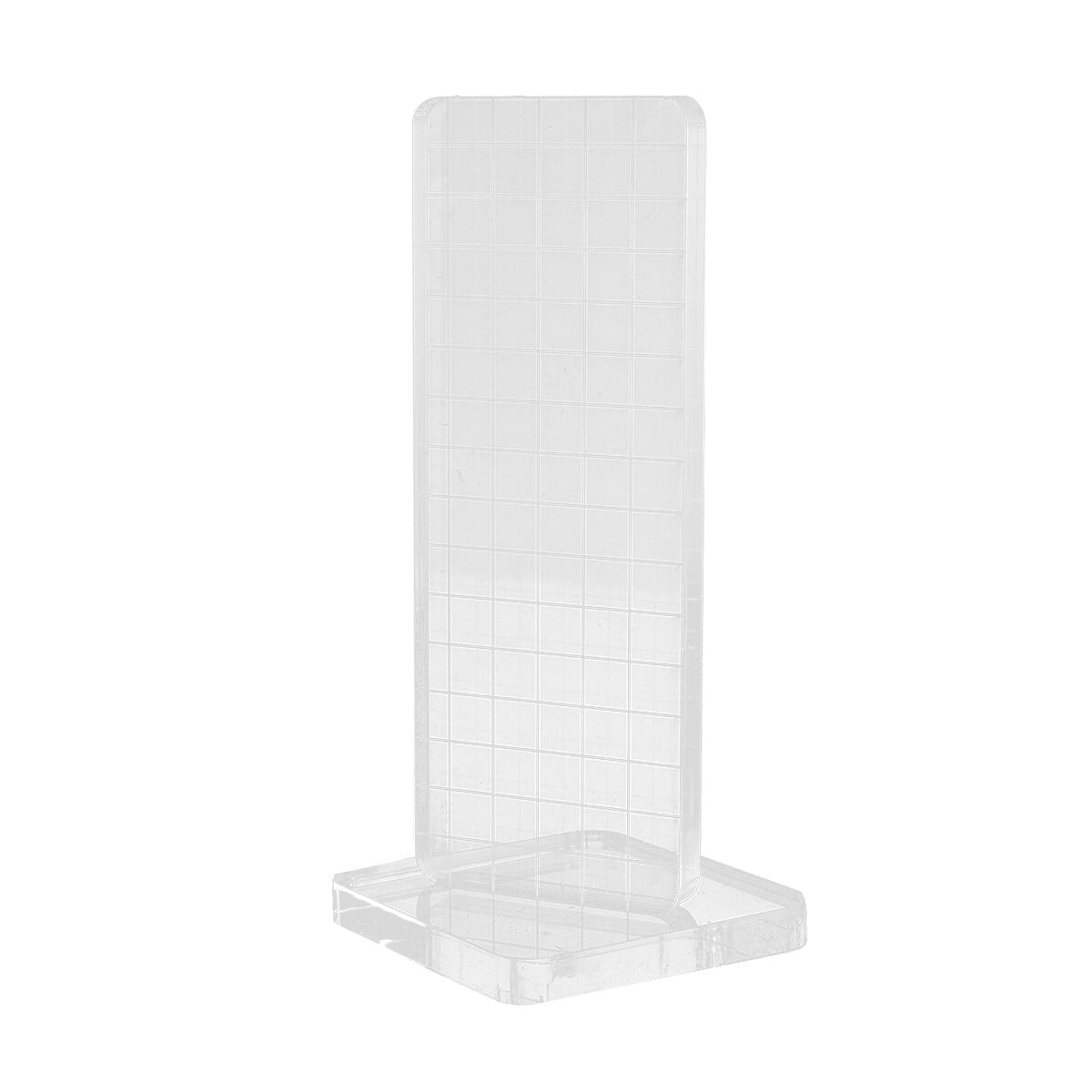 Jiandong stamp handle 2 Clear Acrylic Stamp Blocks with Grid Lines for ...