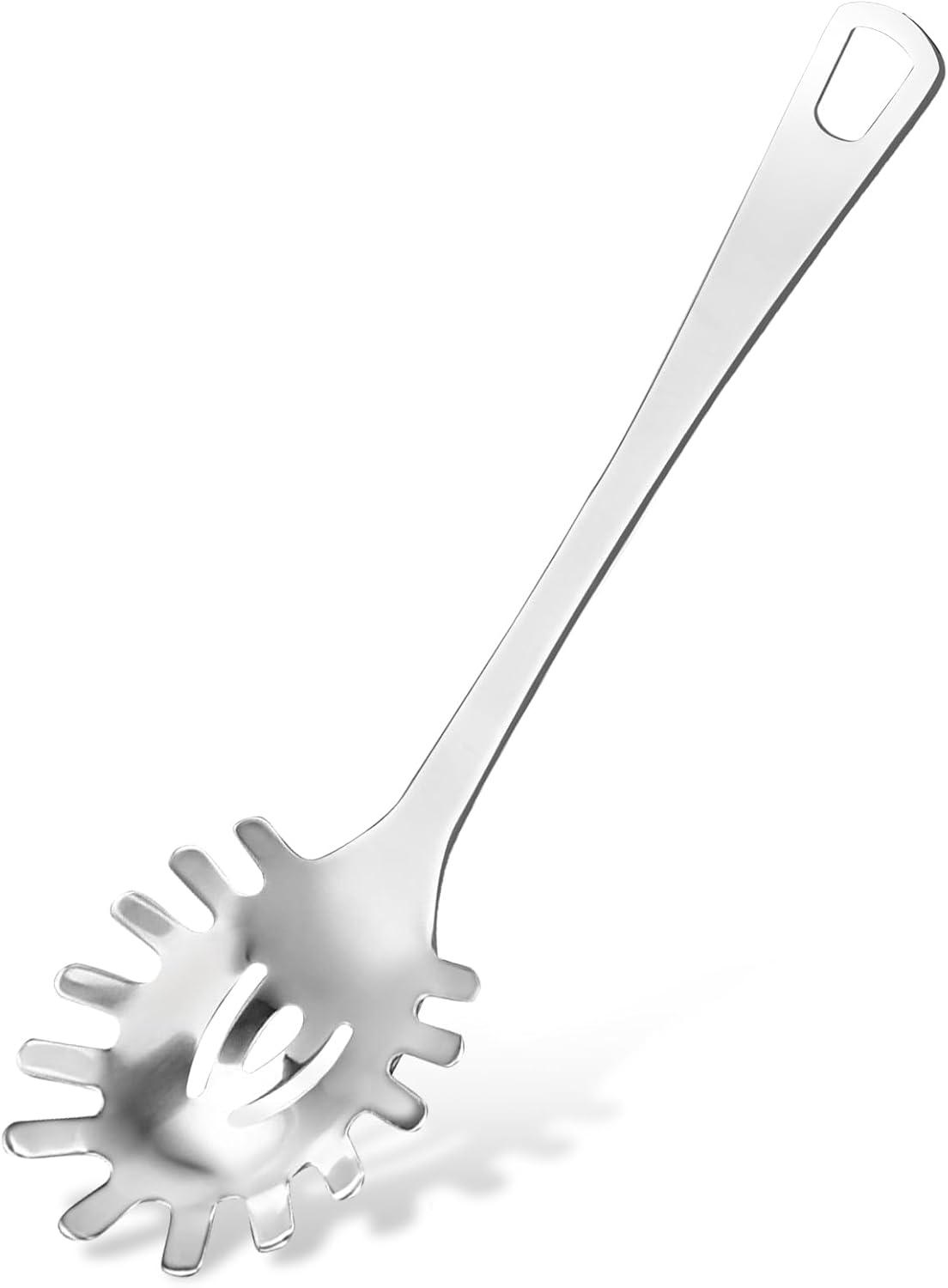 JiangLvLiu-stainless steel spaghetti spoon, metal spaghetti spoon with ...