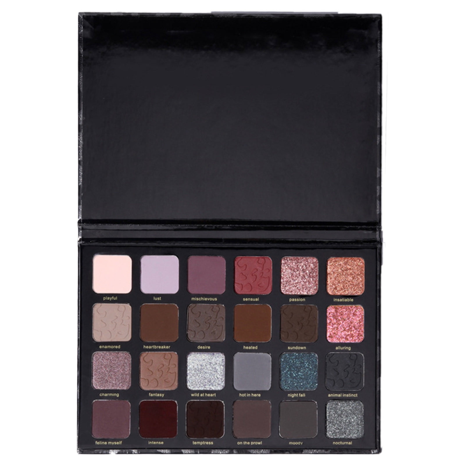 Jiansiiy 24 Color Eye Shadow Super Fire Pearl Bright Eye Shadow Soft ...