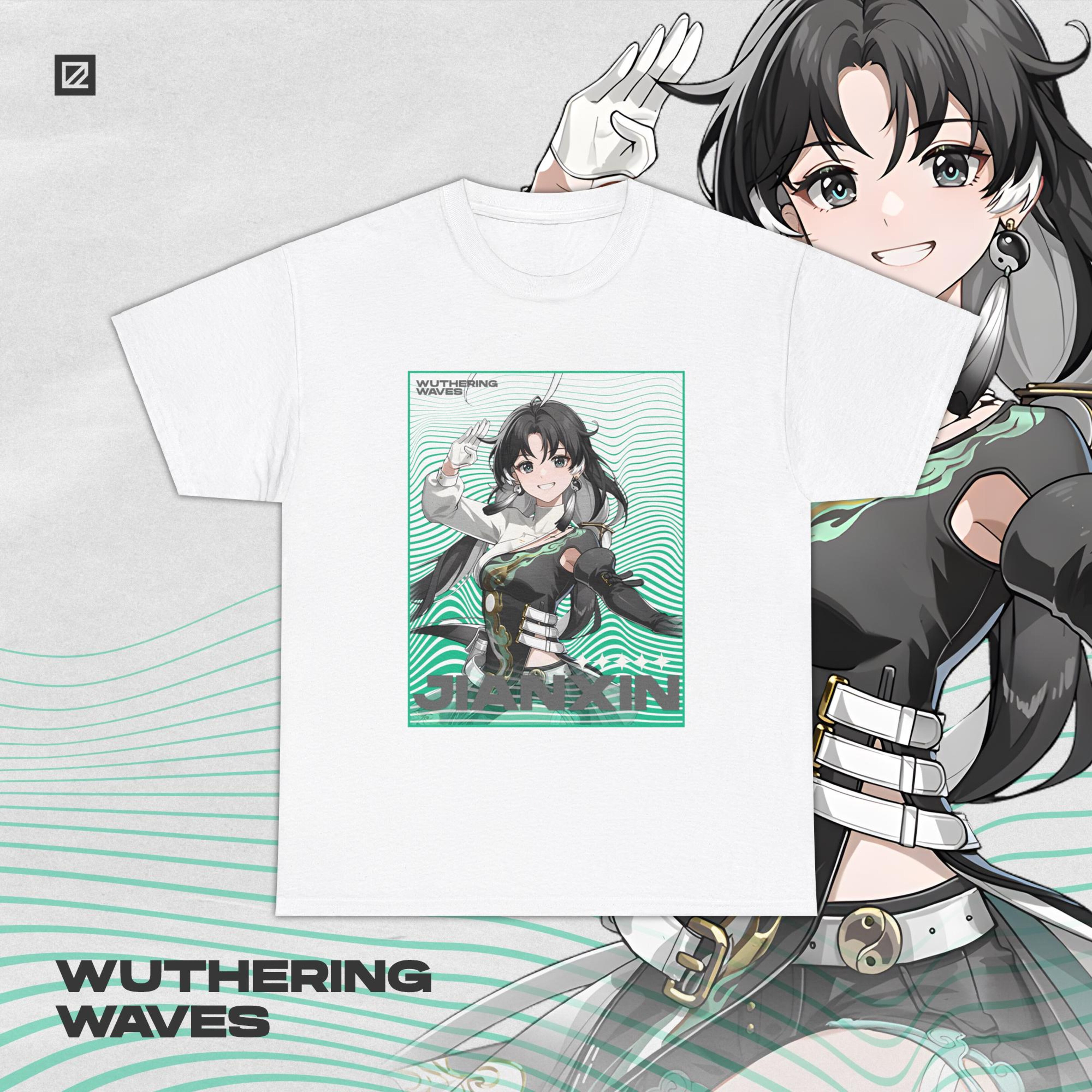 Jianxin Wuthering Waves Shirt Gacha Game Merch Fan Shirt Unisex Cotton ...