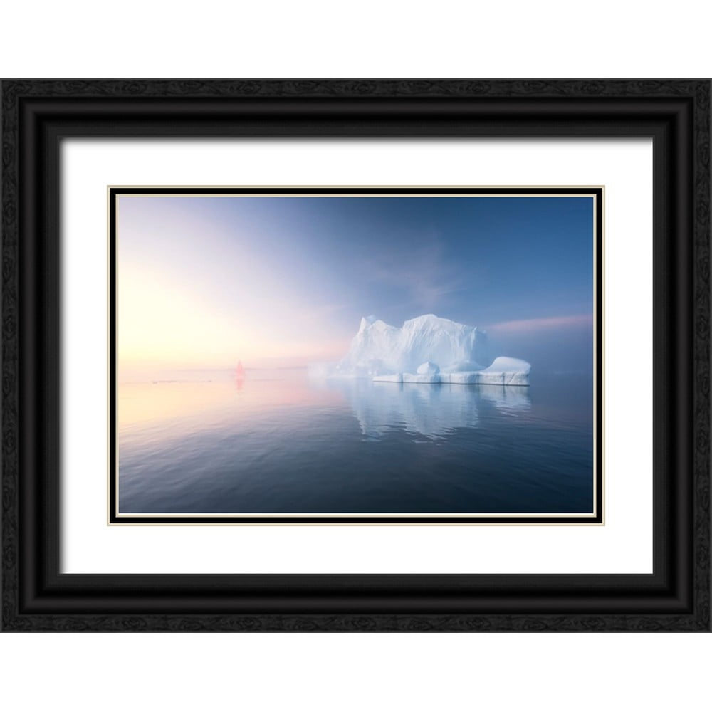 Jiao, Yang 32x23 Black Ornate Wood Framed with Double Matting Museum ...