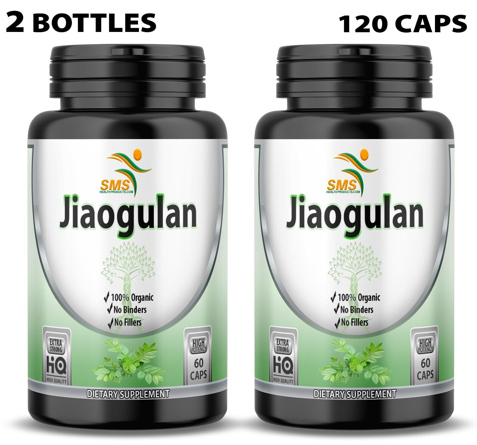 Jiaogulan Extract 4100mg 120 Capsules Gynostemma Pentaphyllum High ...