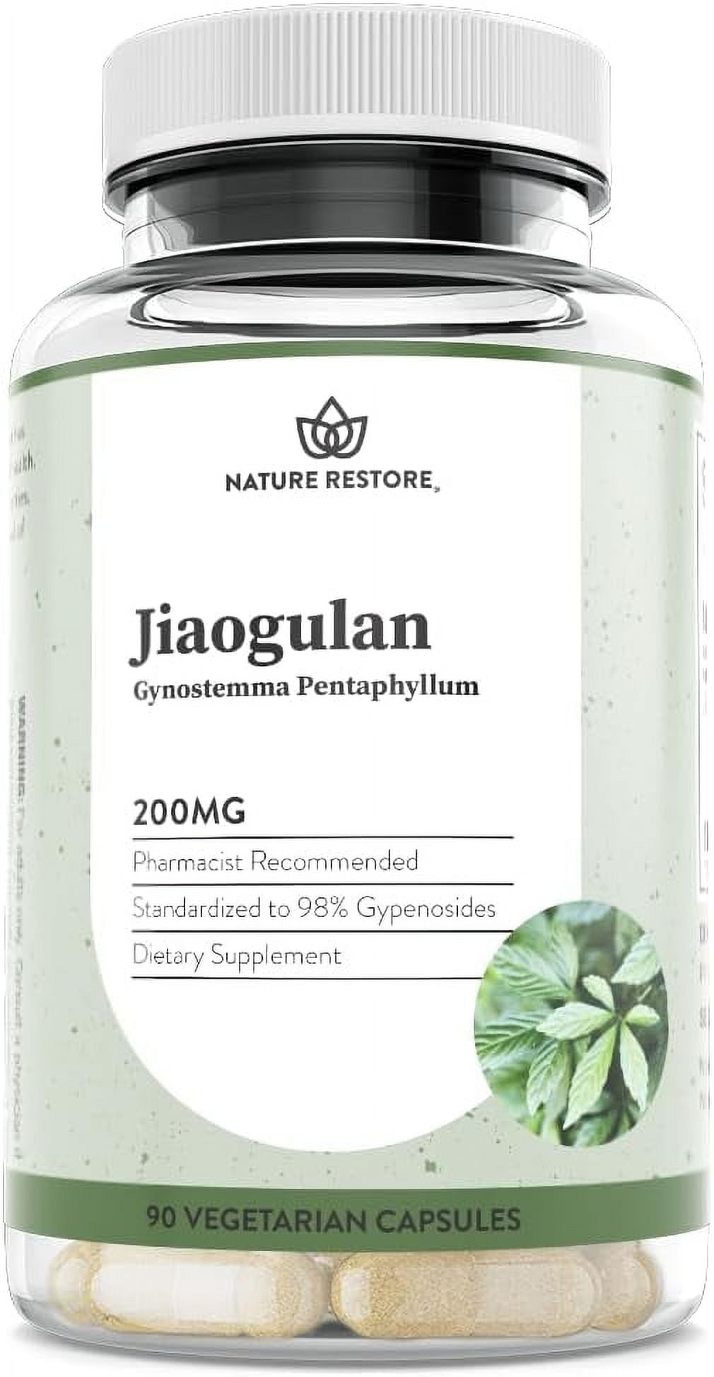 Jiaogulan Extract Supplement, Our Gynostemma Pentaphyllum is Standardized to 98 Percent ...