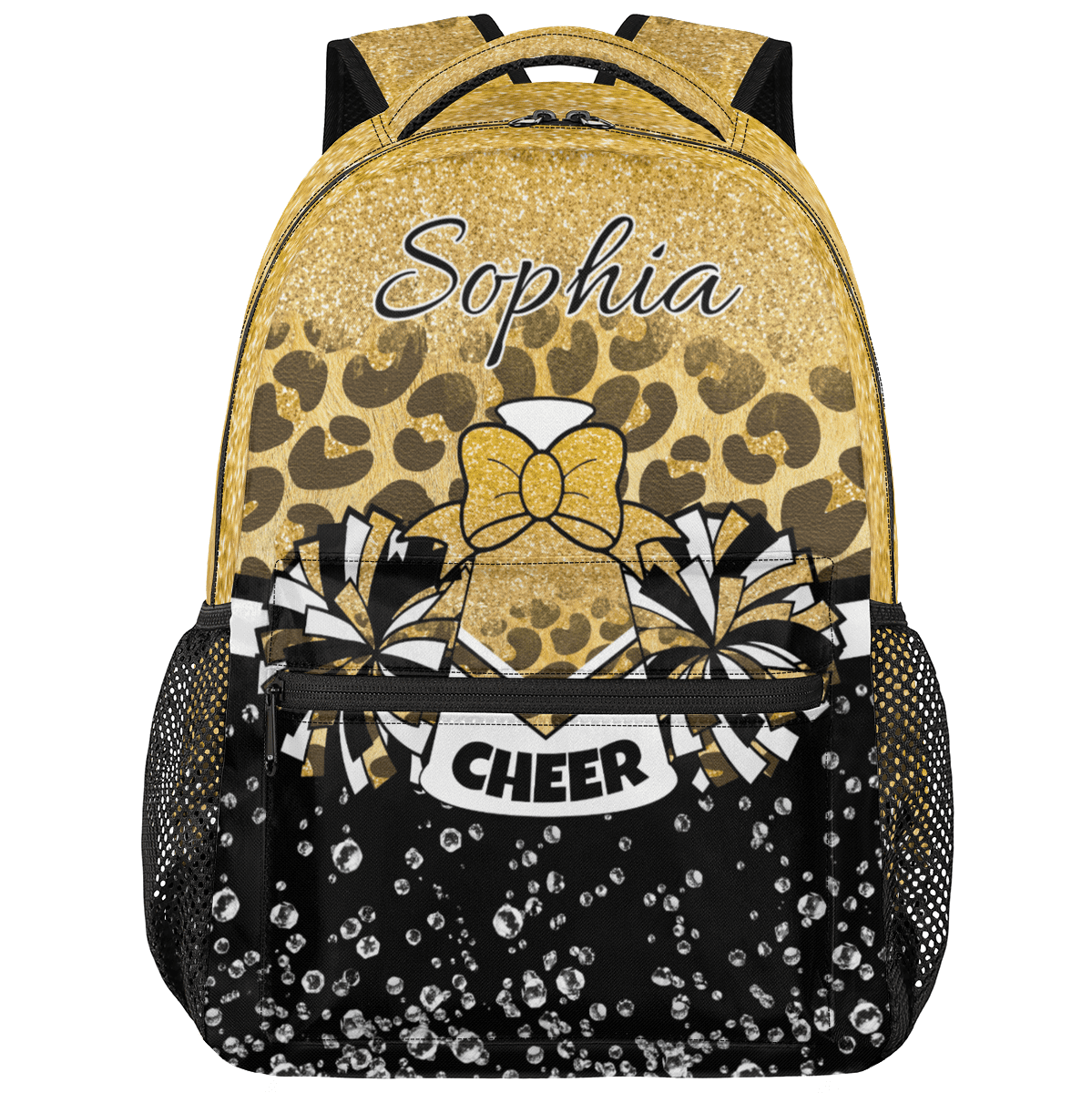 Jiaoprinted Custom Cheer Backpack Personalized Cheerleader Shoulder Bag ...
