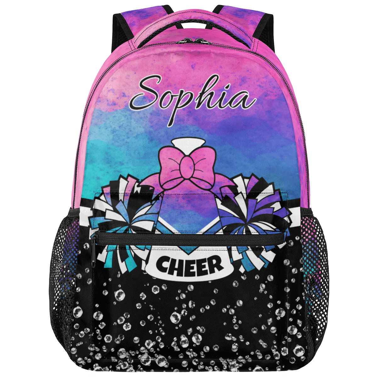 Jiaoprinted Custom Cheer Backpack Personalized Cheerleader Shoulder Bag ...