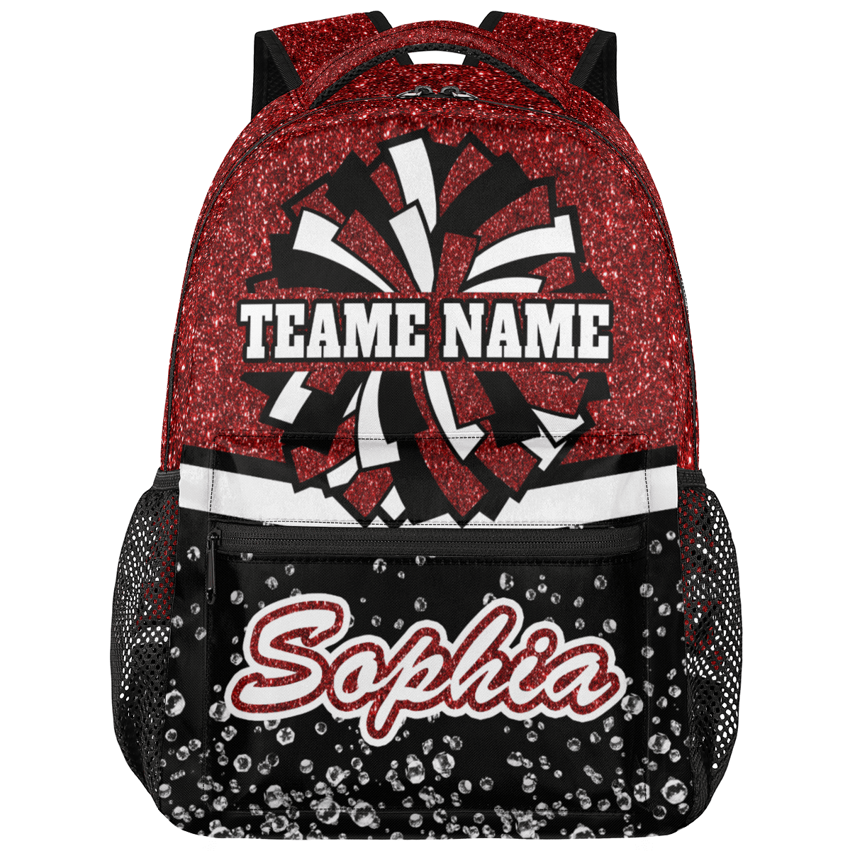 Jiaoprinted Custom Cheer Backpack for Cheerleader, Personalized Cheer ...