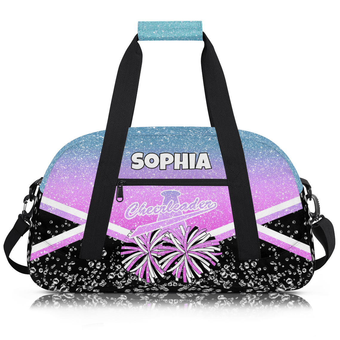 Jiaoprinted Custom Cheer Duffel Bag for Women, Personalized Cheer Bag ...