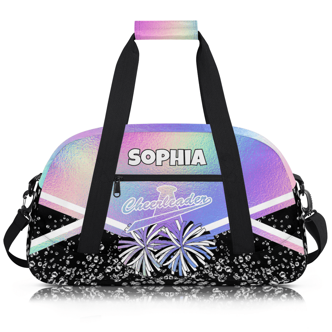 Jiaoprinted Custom Cheer Duffel Bag for Women, Personalized Cheer Bag ...