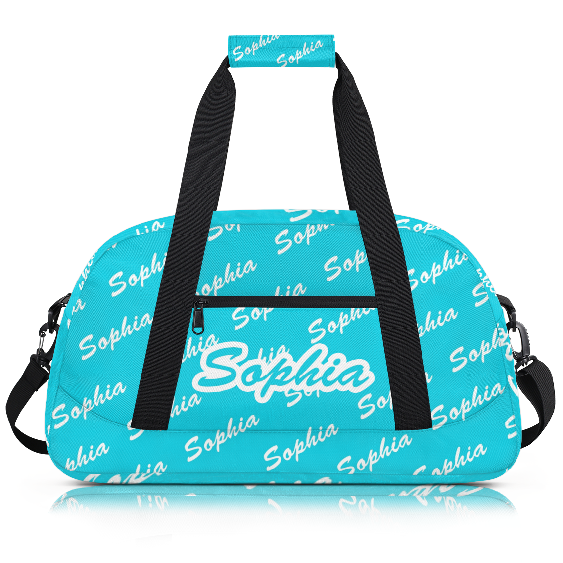 Jiaoprinted Custom Sports Bag Name for Women, Personalized Duffle Gym ...