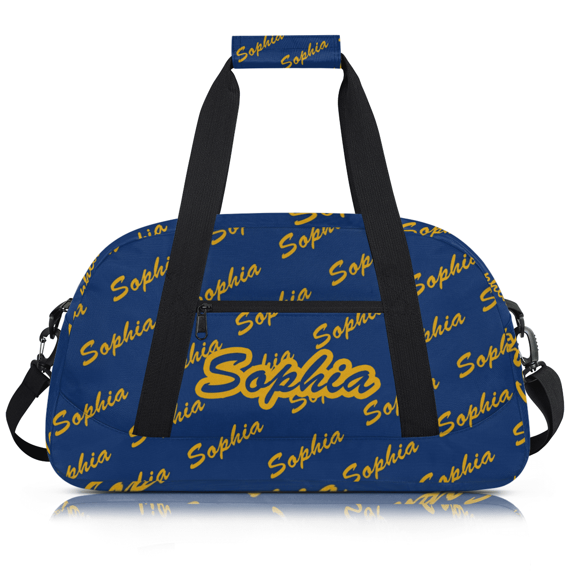 Jiaoprinted Custom Sports Bag Name for Women, Personalized Duffle Gym ...