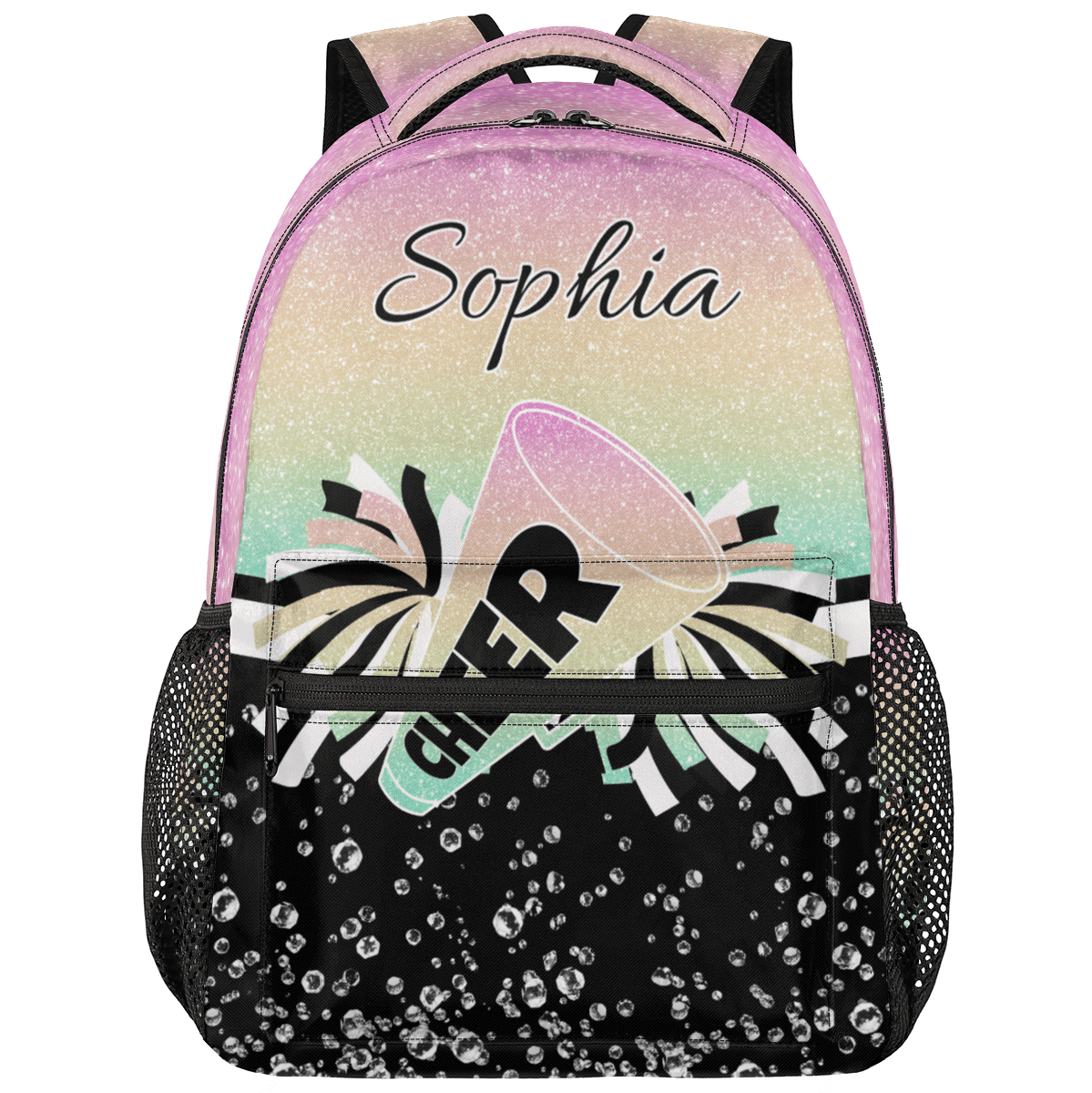 Jiaoprinted Personalized Cheer Backpack with Name, Custom Cheerleader ...