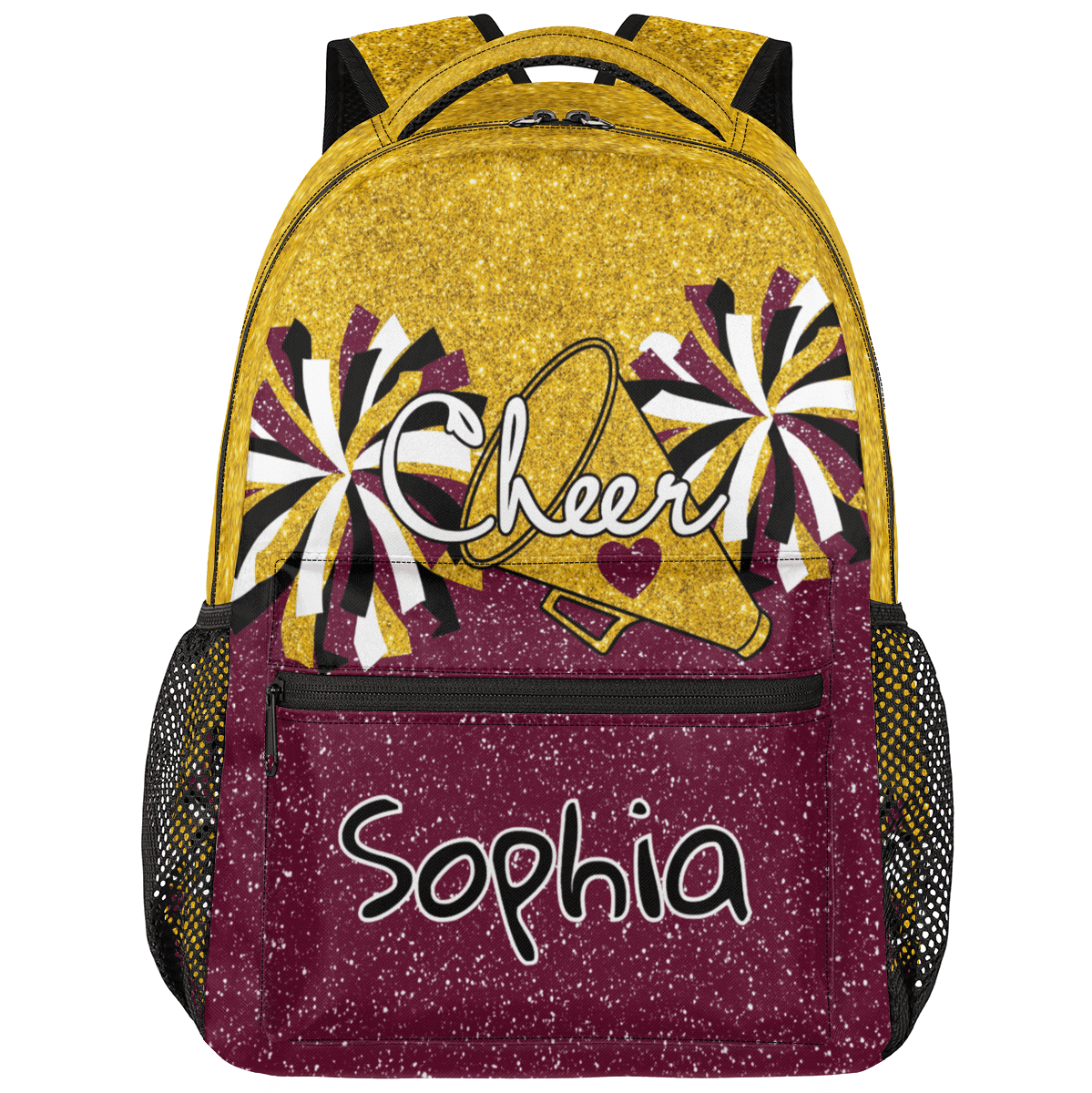 Jiaoprinted Personalized Cheer Backpack with Name, Custom Sports ...
