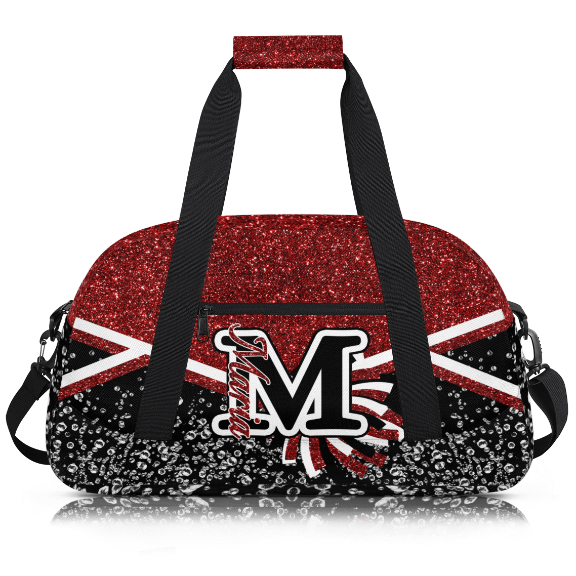Jiaoprinted Personalized Cheer Bag, Custom Sport Duffel Bag with Name ...