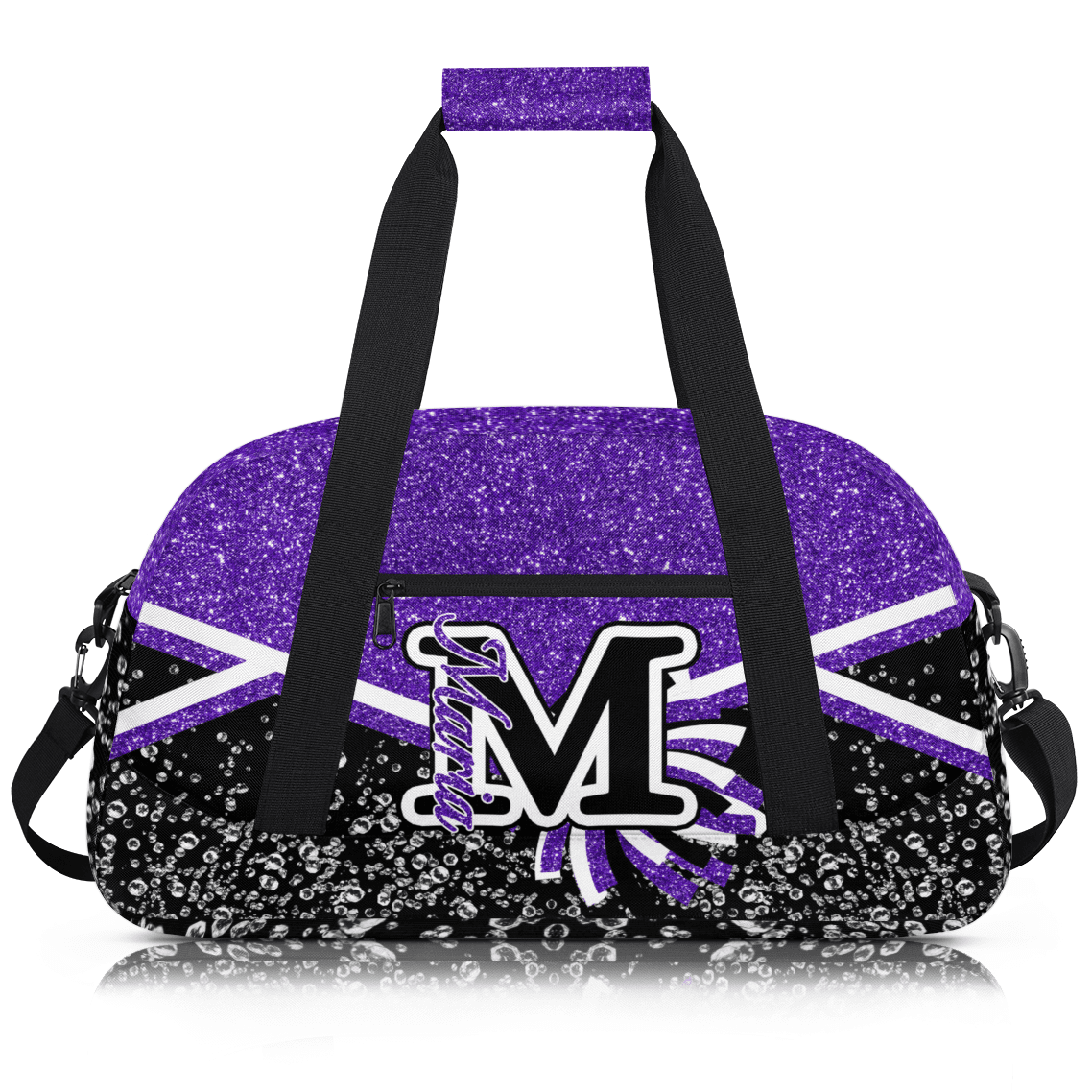 Jiaoprinted Personalized Cheer Bag, Custom Sport Duffel Bag with Name ...