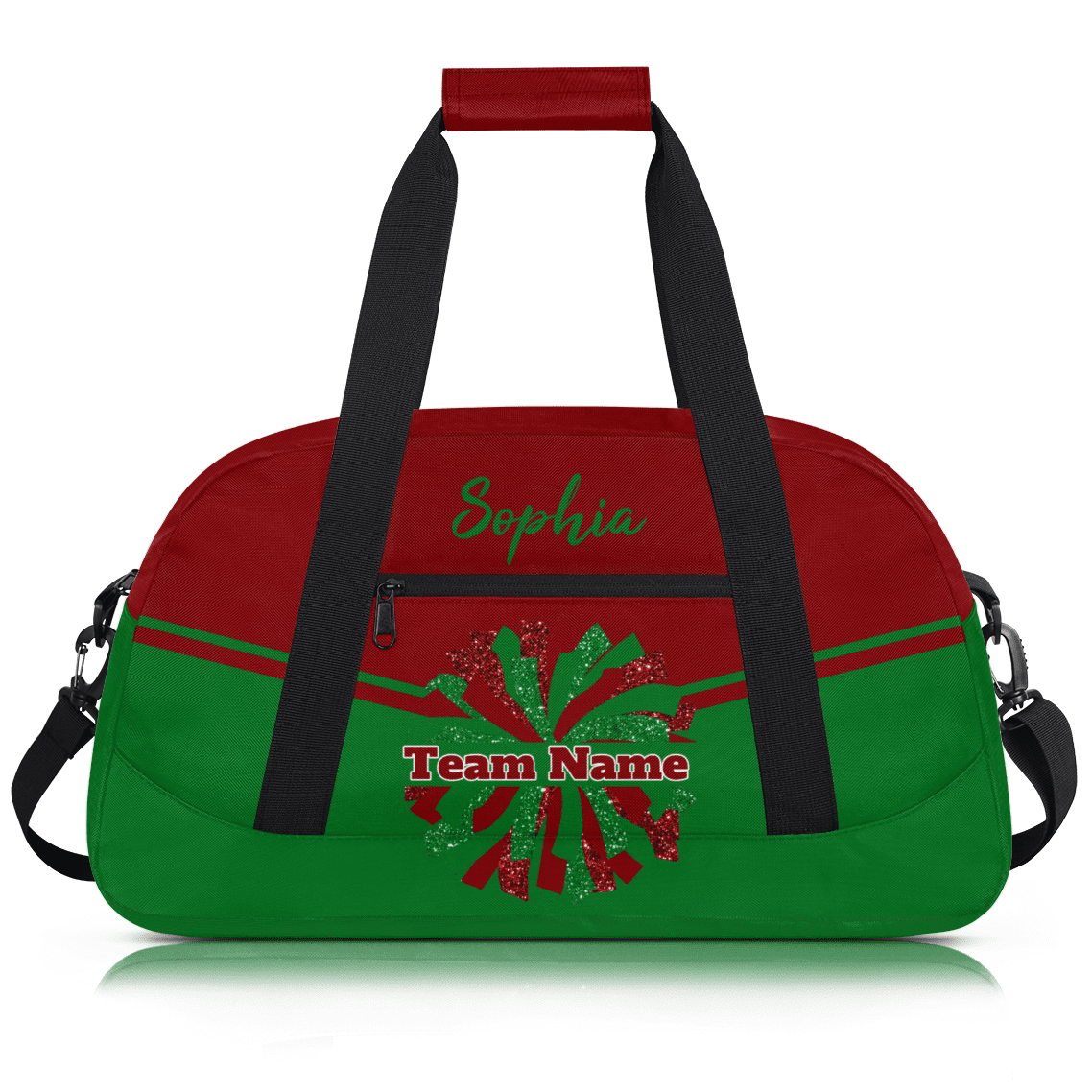 Jiaoprinted Personalized Cheer Bag, Custom Sport Gym Bag with Name ...