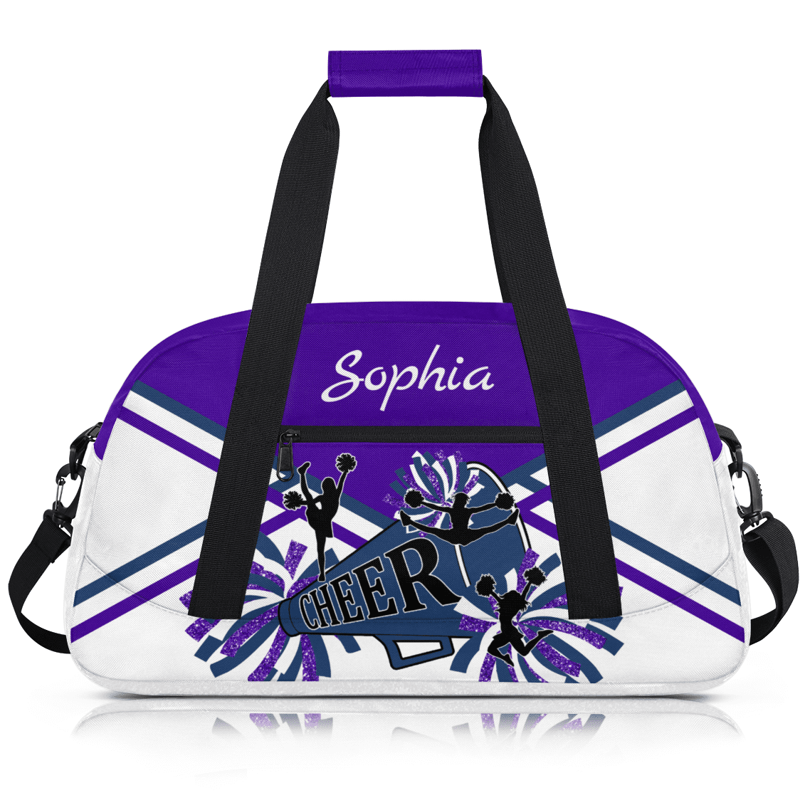 Jiaoprinted Personalized Cheer Bag with Name, Custom Name Cheerleader ...