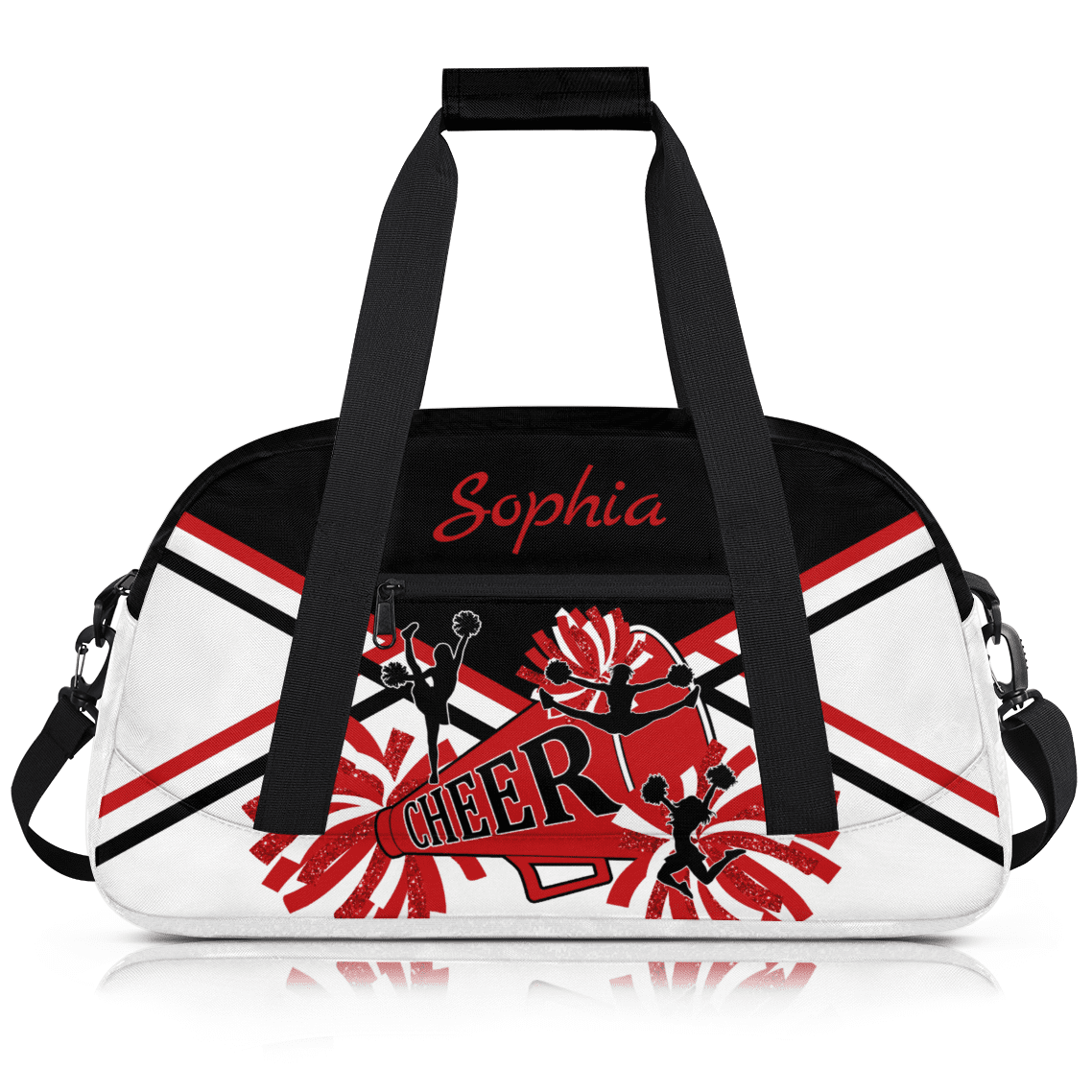 Jiaoprinted Personalized Cheer Bag with Name, Custom Name Cheerleader ...