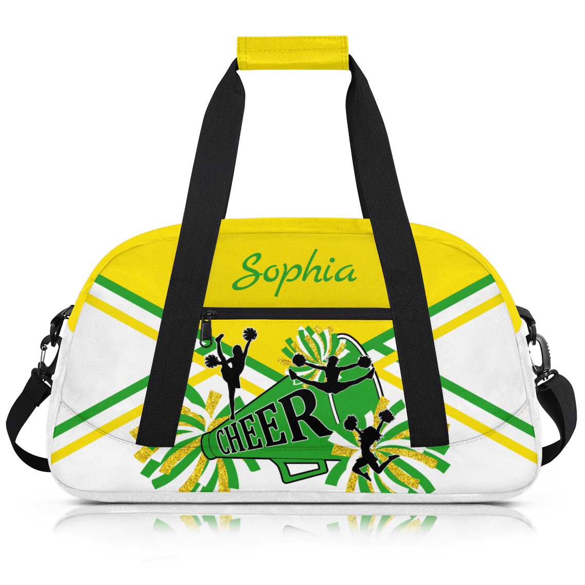 Jiaoprinted Personalized Cheer Bag with Name, Custom Name Cheerleader ...