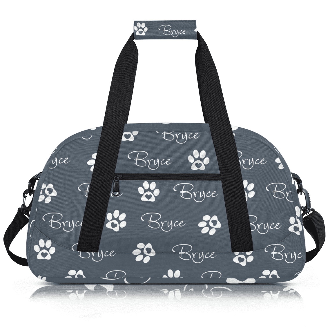 Jiaoprinted Personalized Sports Duffel Bag with Name, Custom Name Gym ...