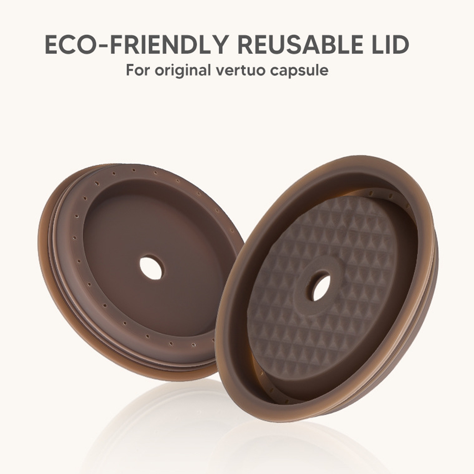 Jiaroswwei Coffee Capsule Lid Reusable Easy to Clean Silica Gel ...