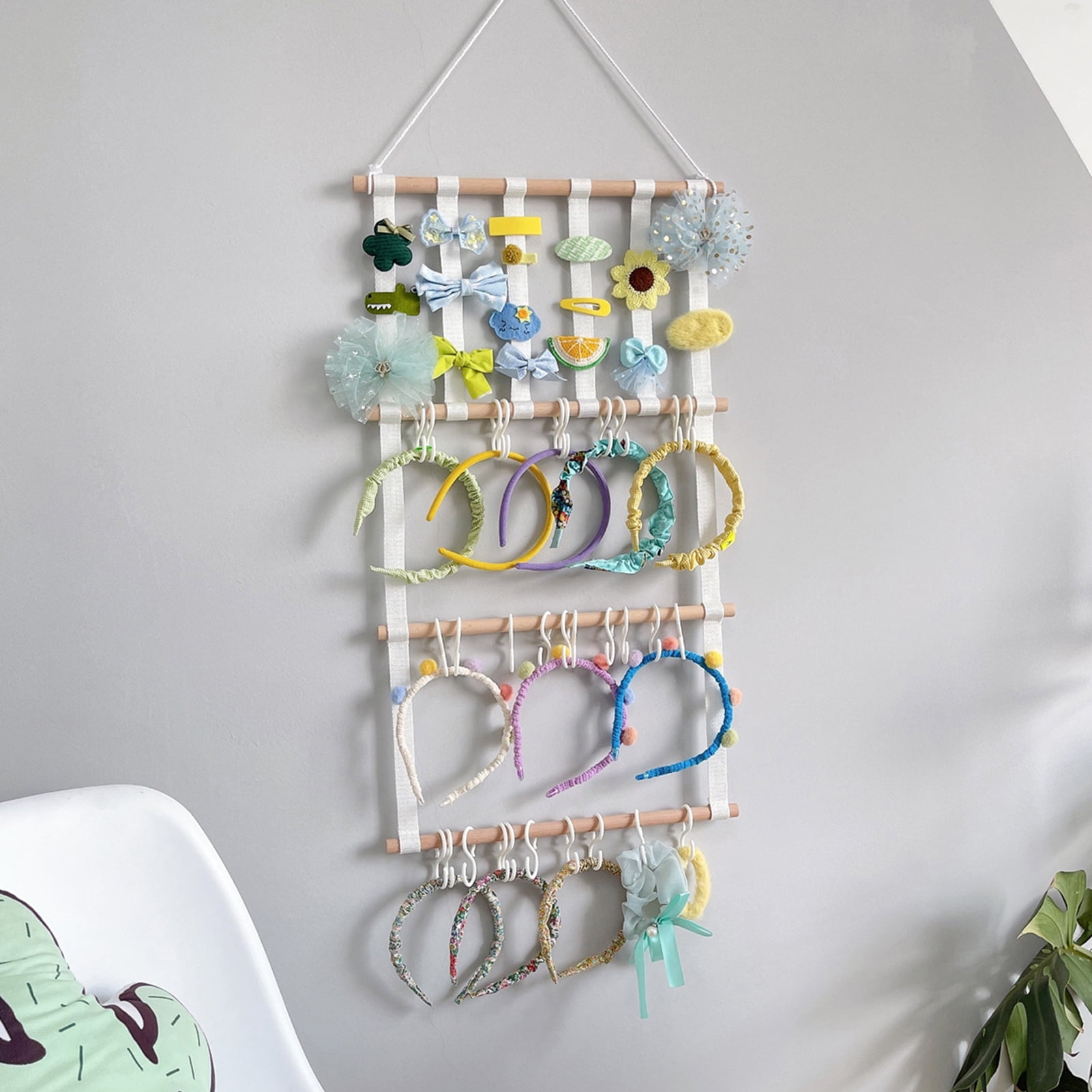 Jiaroswwei Hair Bow Holder Exquisite Decorative Space-saving INS 4 ...