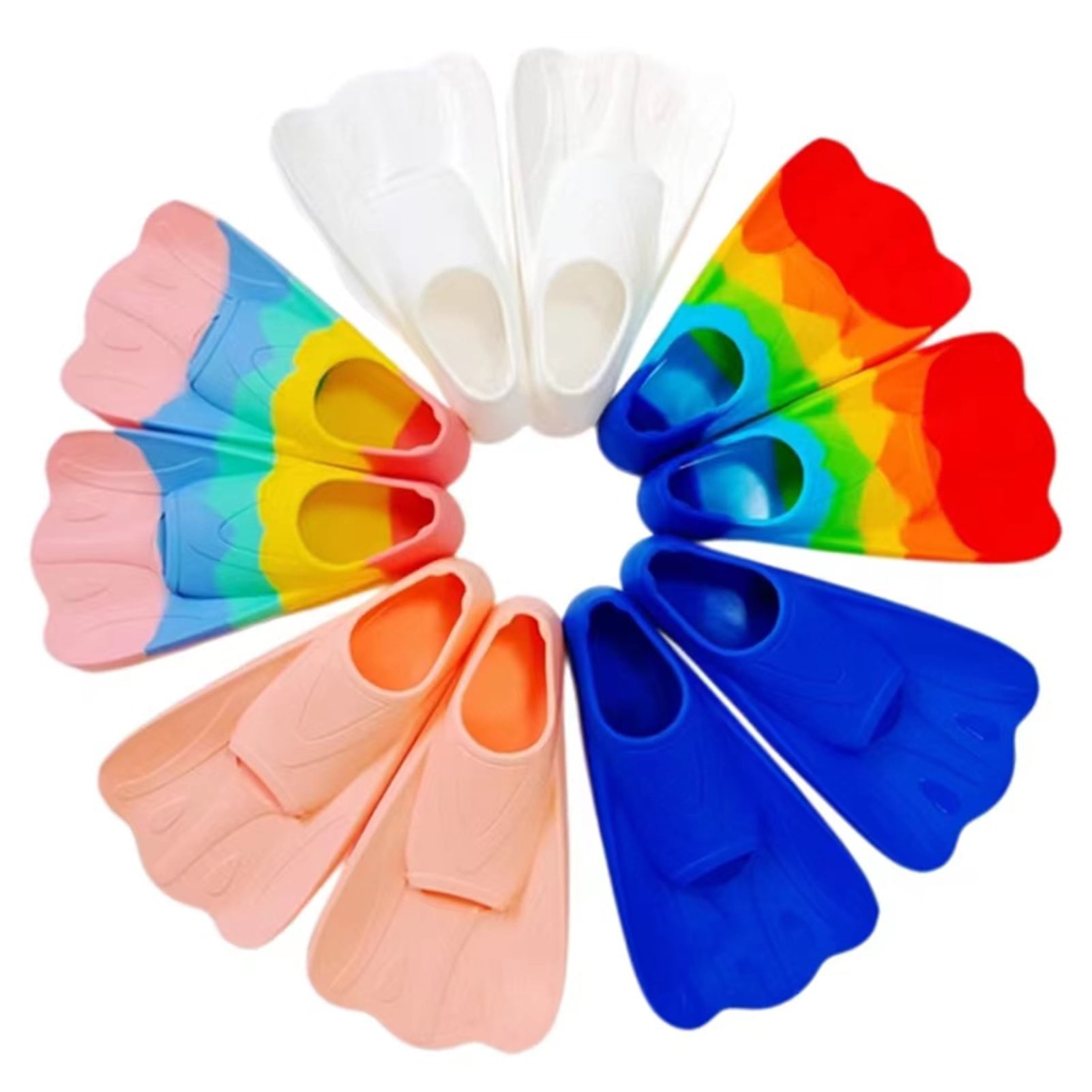 Jiaroswwei Silicone Diving Training Swim Fins, 1 Pair, Ergonomic, Anti ...