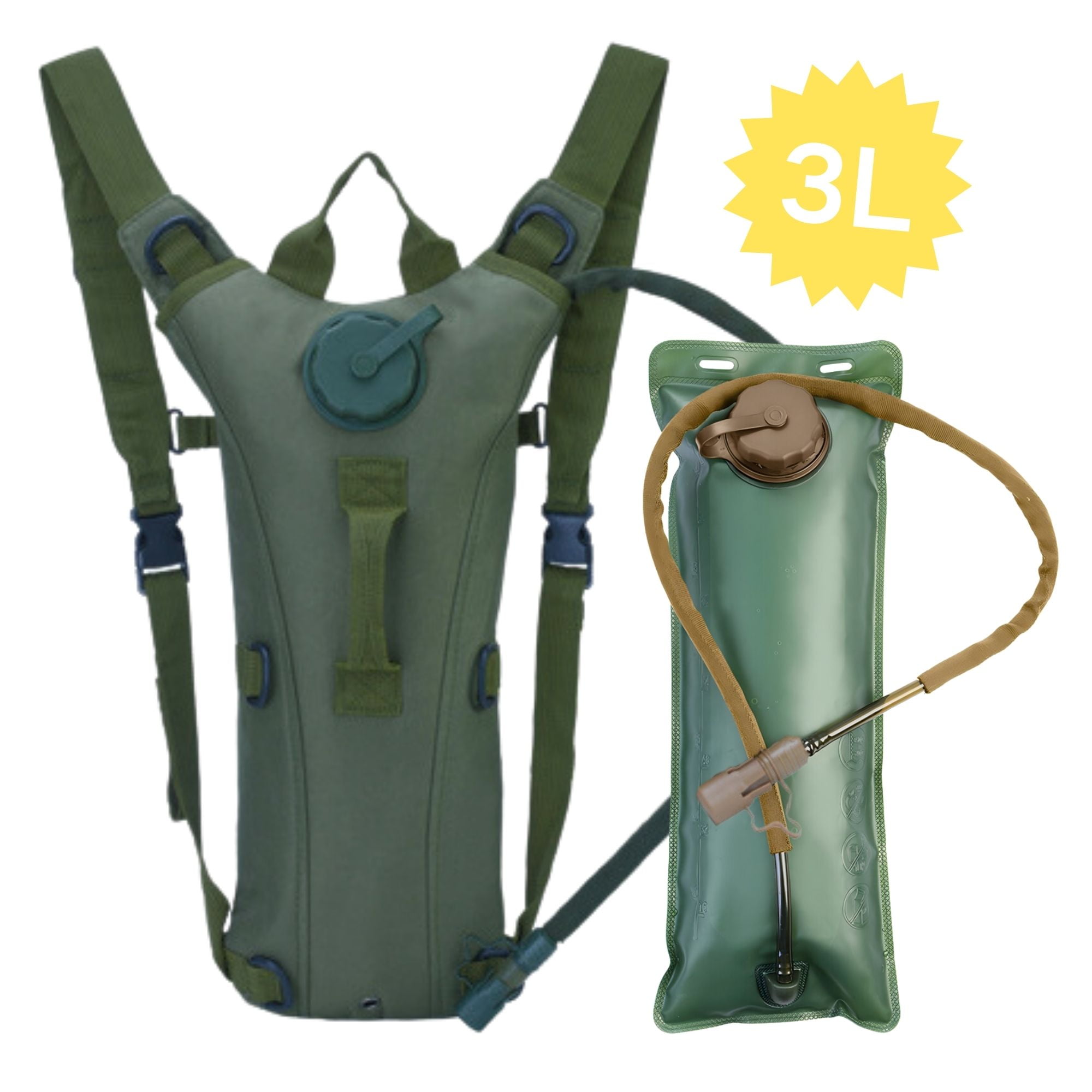 Jiarui 3L Outdoor Water Bag Backpack,Hydration Backpack With Bladder ...