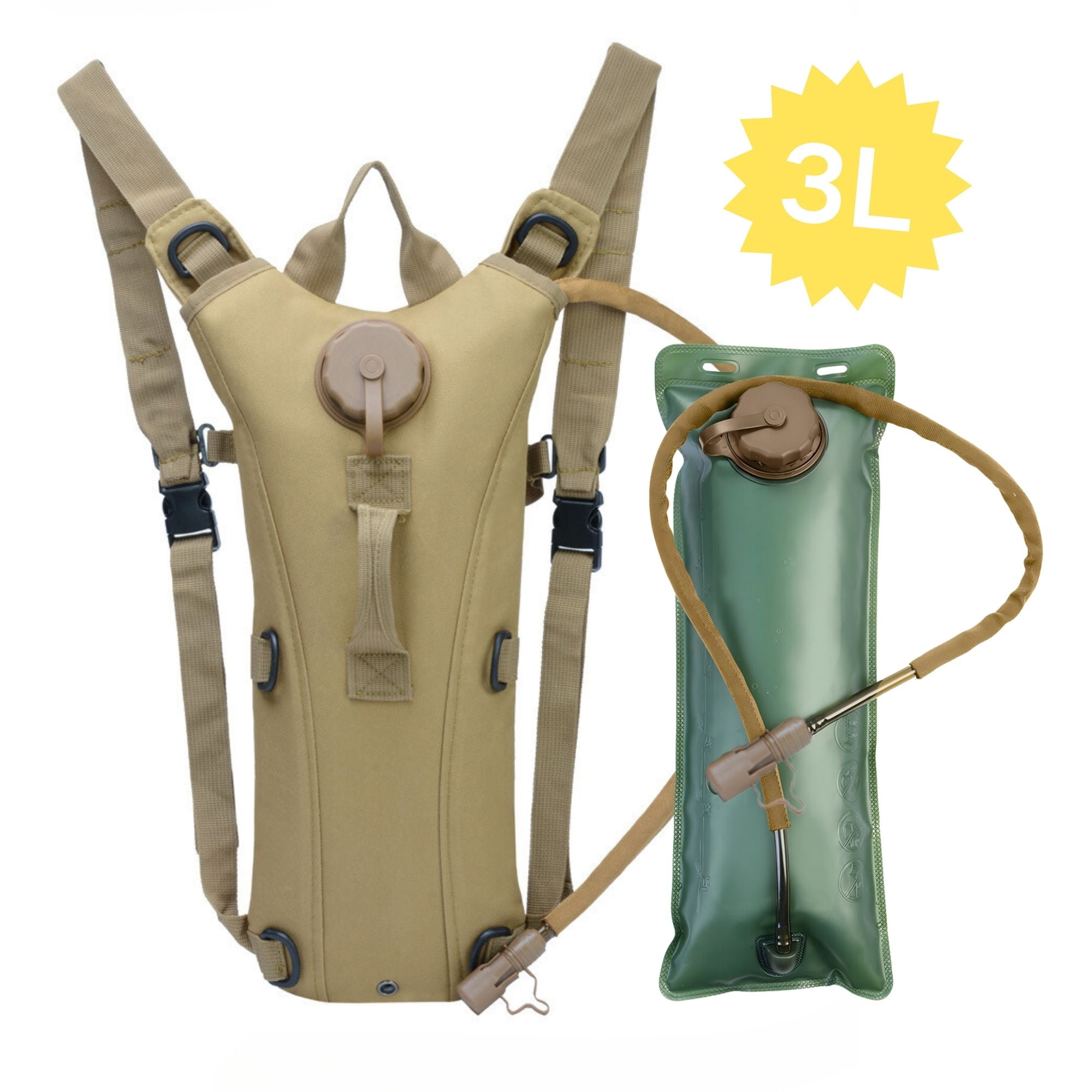 Jiarui 3L Outdoor Water Bag Backpack,Hydration Backpack With Bladder ...