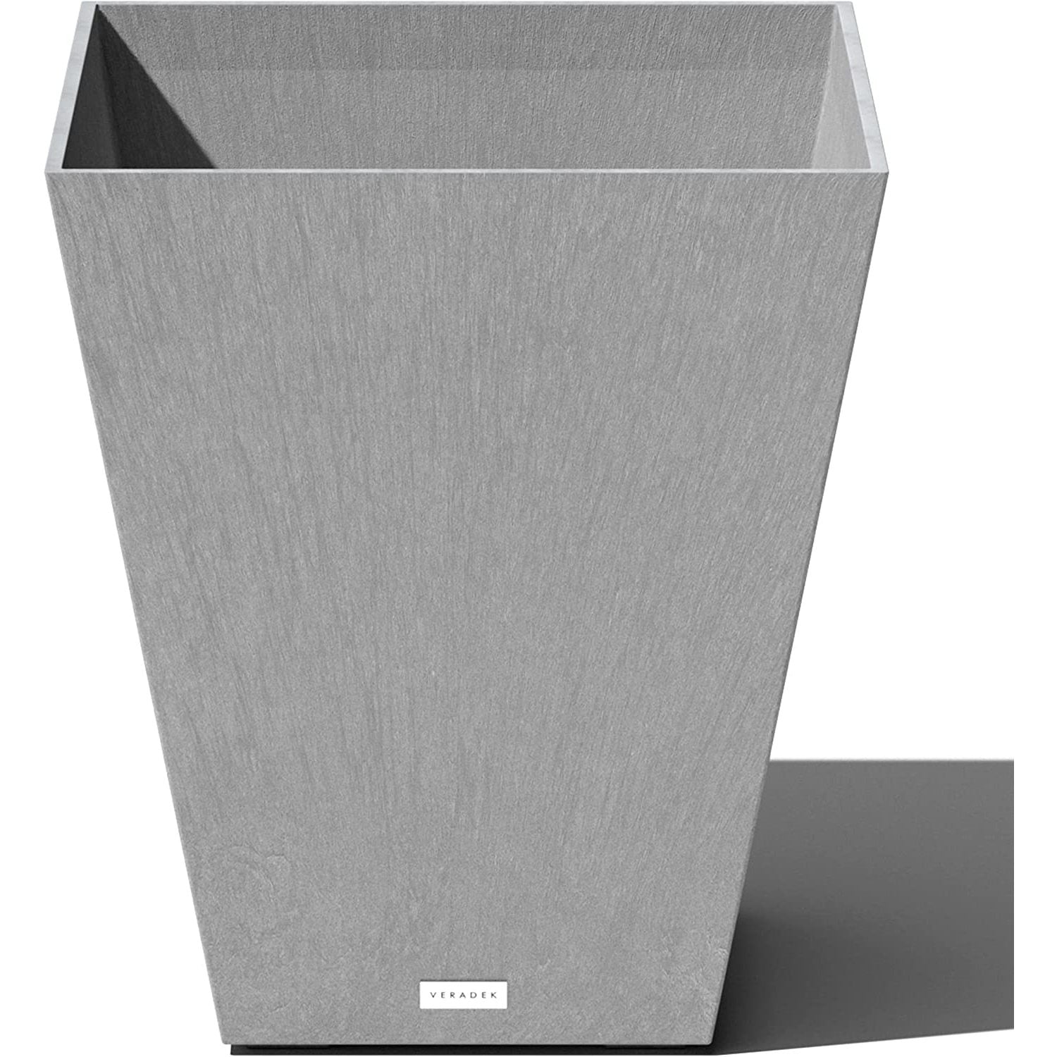 Jiarui Nobleton Indoor/Outdoor Wide Square Planter (22 inch, Light Grey ... Jiarui Nobleton Indoor/Outdoor Wide Square Planter (22 inch, Light Grey ...