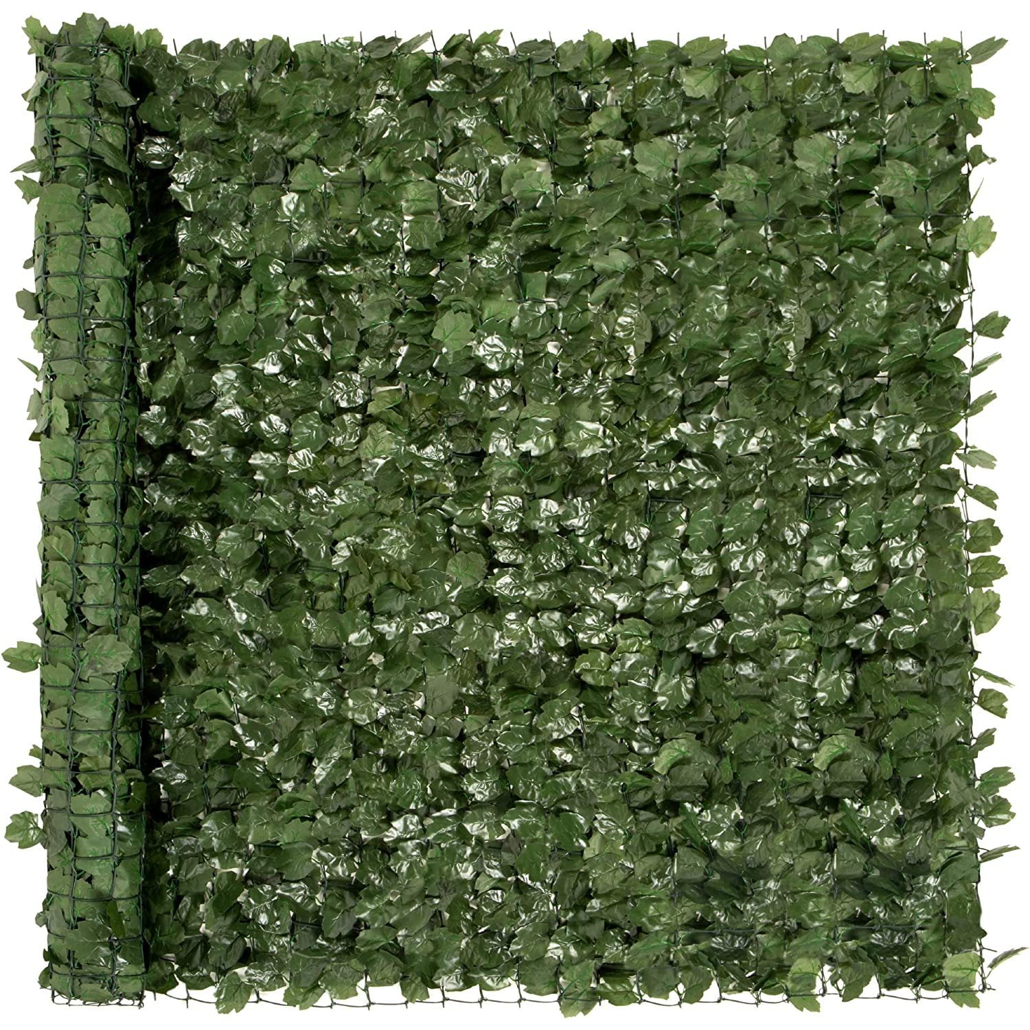 Jiarui Outdoor Garden 94x59-inch Artificial Faux Ivy Hedge Leaf and ...