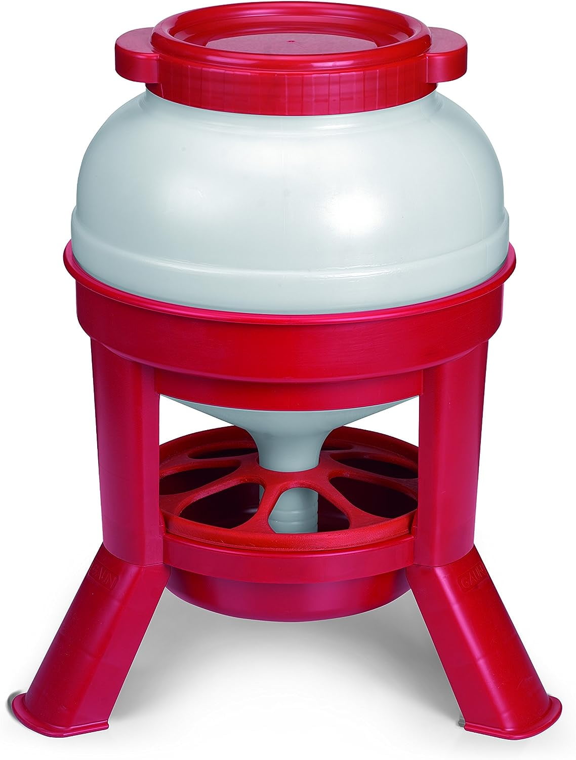 Jiarui Plastic Dome Feeder (35 Lb) Heavy Duty Plastic Gravity Fed ...