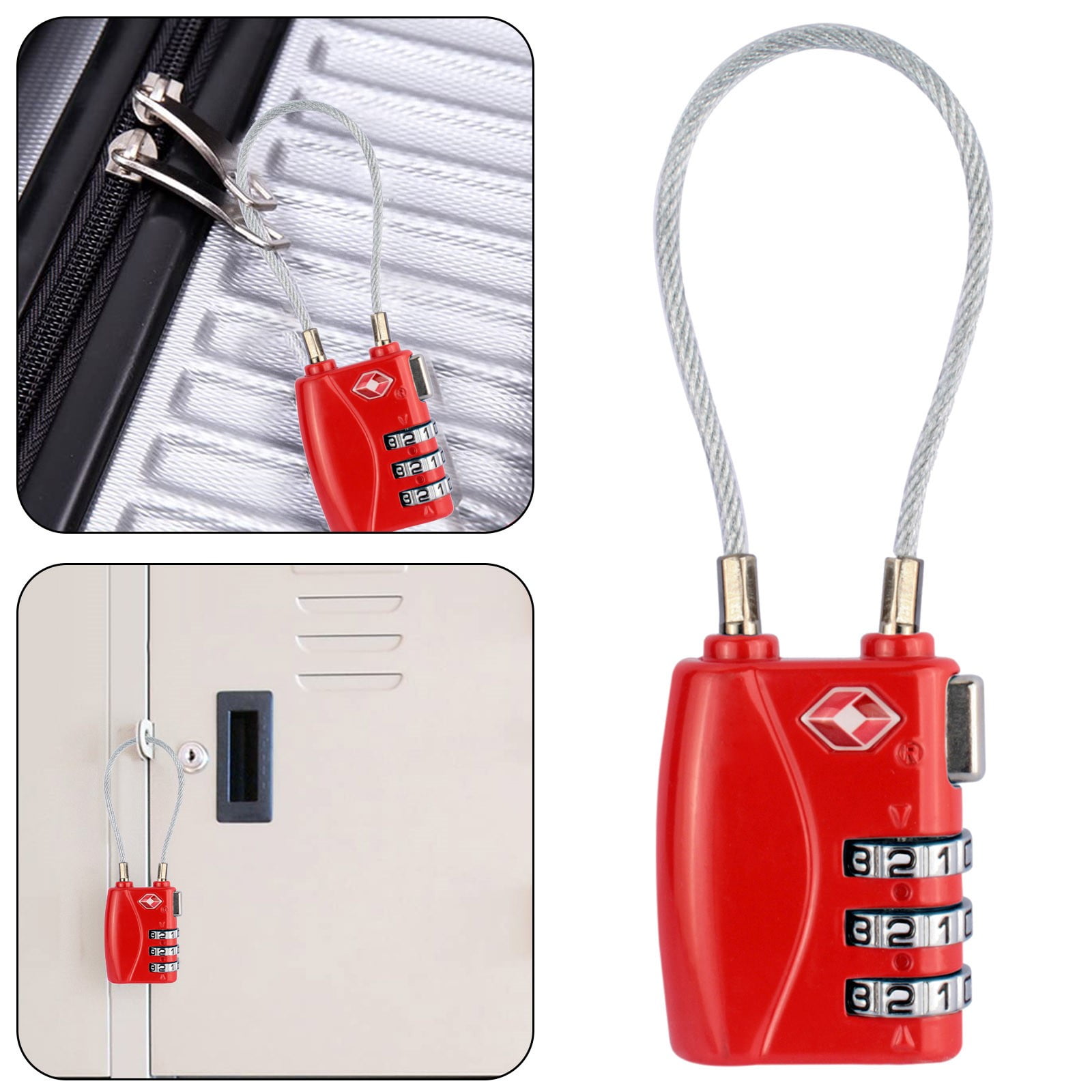 Jiashijie Tsa Combination Lock 719Logo Mini Luggage Small Padlock ...