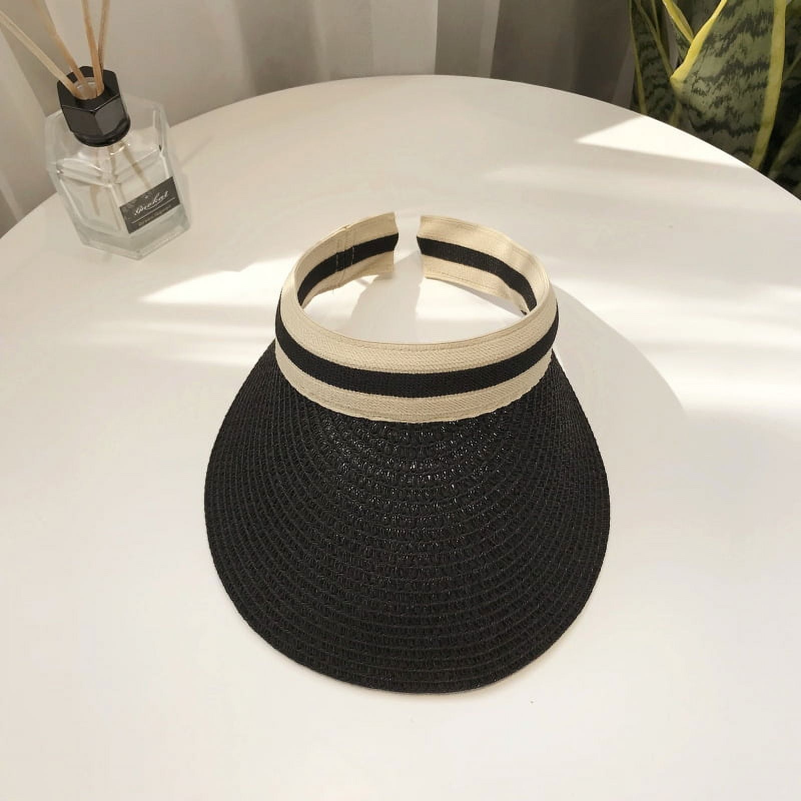 Jiawei Korean Version Of Grass Woven Empty Top Duckbill Hat, Children's ...