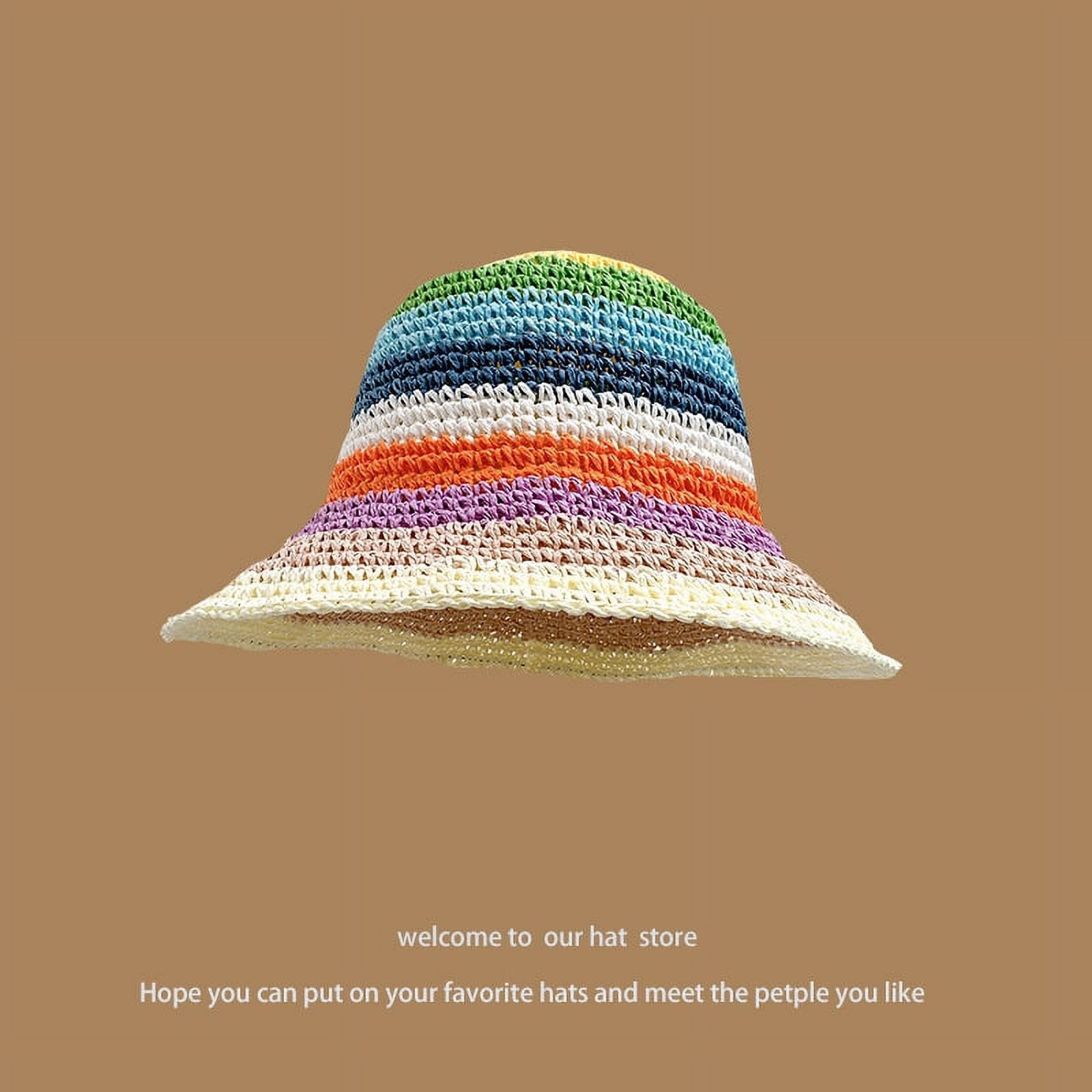 Jiawei Spring/Summer Korean Edition Sweet And Versatile Woven Straw Hat ...
