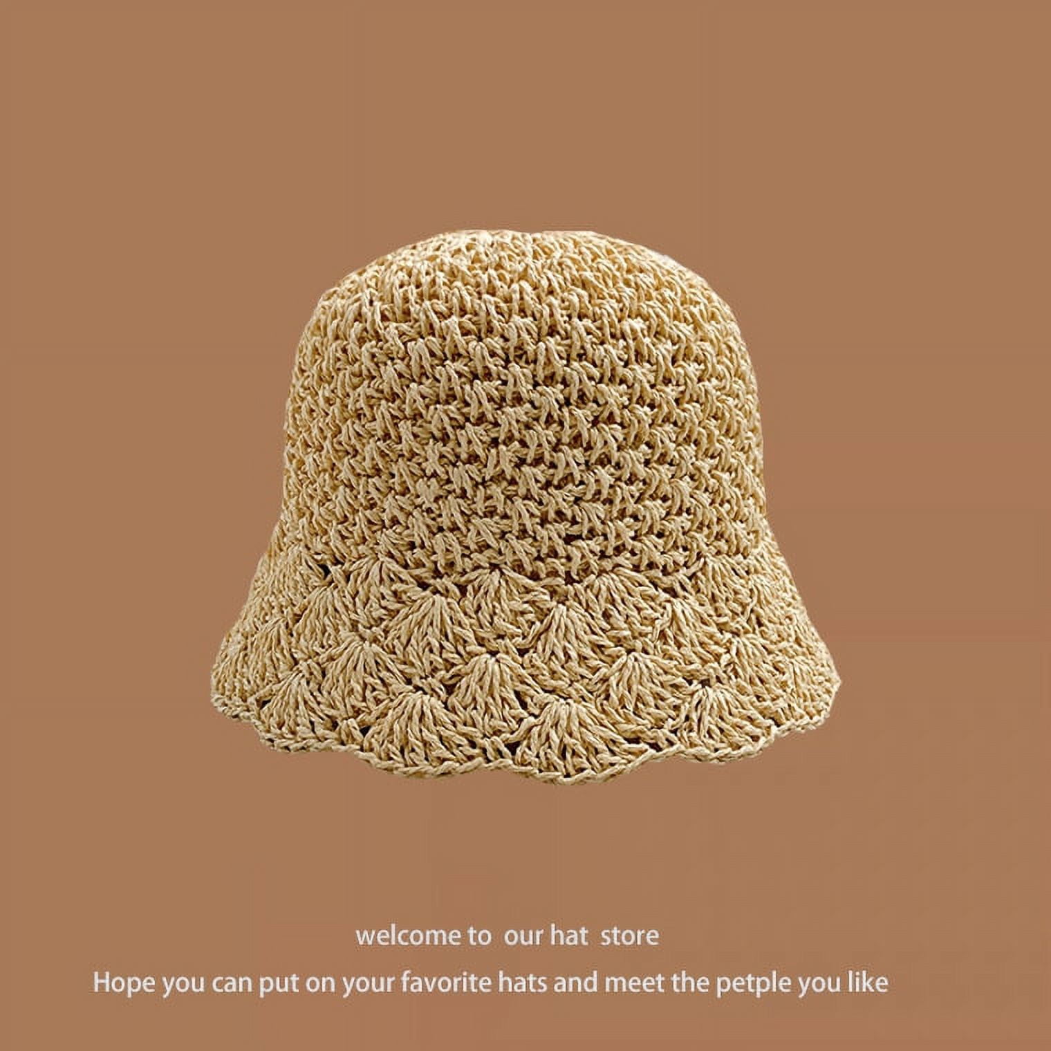 Jiawei Spring/Summer Korean Edition Sweet And Versatile Woven Straw Hat ...