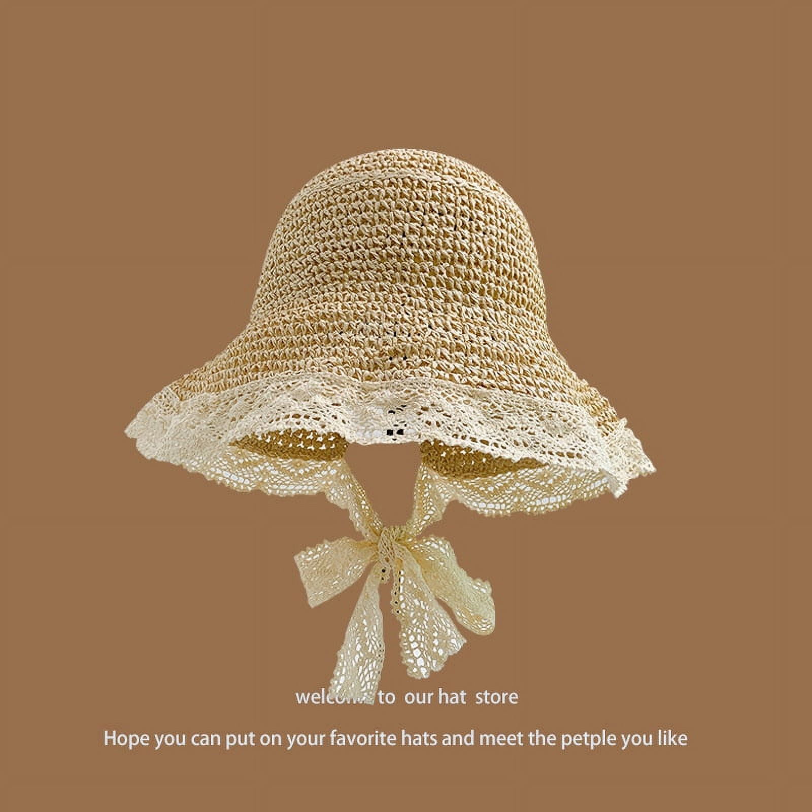 Jiawei Spring/Summer Korean Edition Sweet And Versatile Woven Straw Hat ...