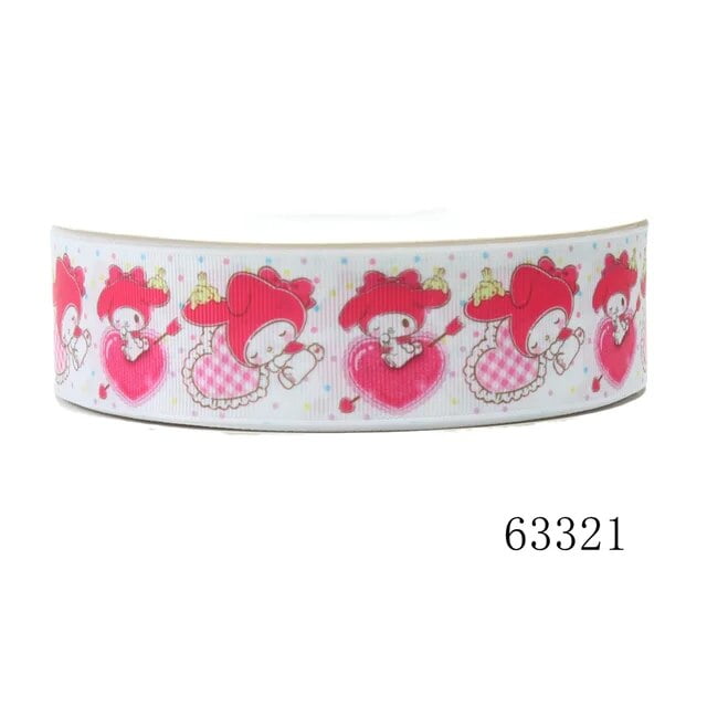 Jiayi 10Yards Printed Kuromi Cartoon Sanrio Grosgrain Ribbon for ...