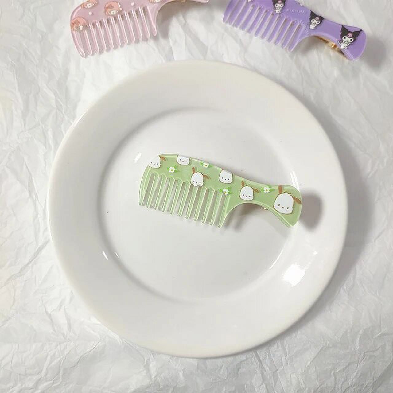 Jiayi 6.5cm Sanrio Small Comb Accessories Anime Hello Kitty Kuromi ...