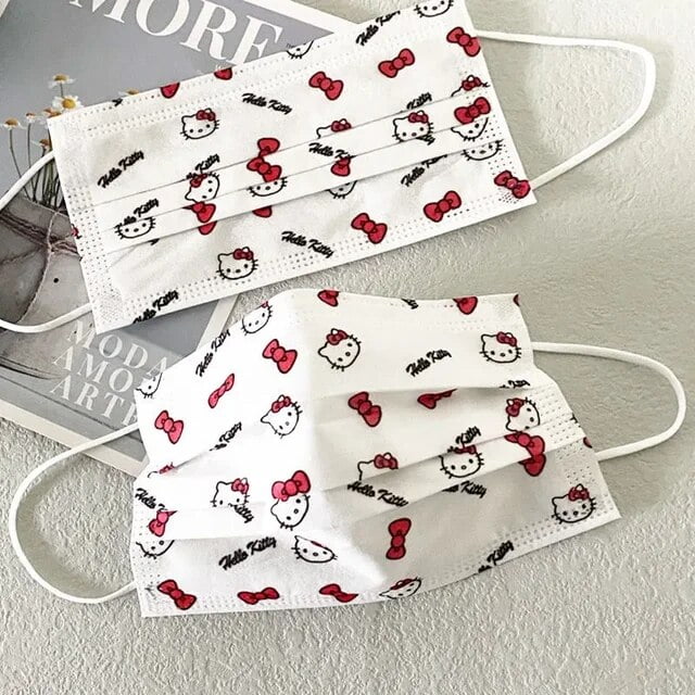 Jiayi Hello Kitty Sanrio anime peripheral cartoon printed masks ...