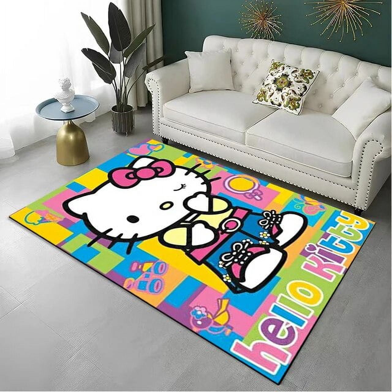 LU Japanese Anime Sanrio Hello Kitty Large Area 3D Carpet Home for ...