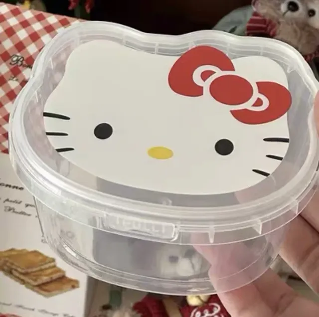Jiayi Kawaii Hello Kittys Storage Box Cute Girl Heart Cartoon Desktop ...