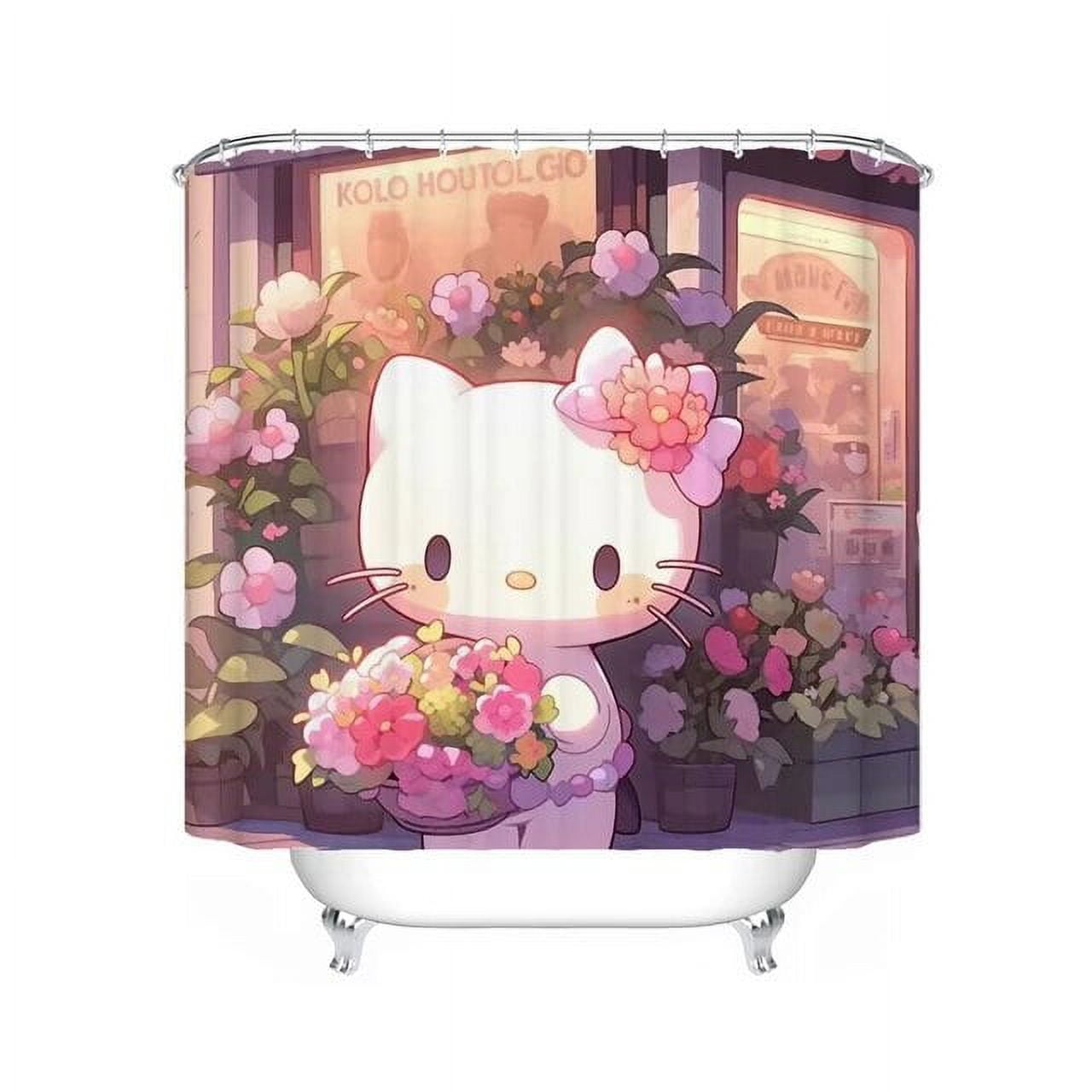 Jiayi Sanrio HelloKitty Shower Screen Sets Full girls Like Pink ...