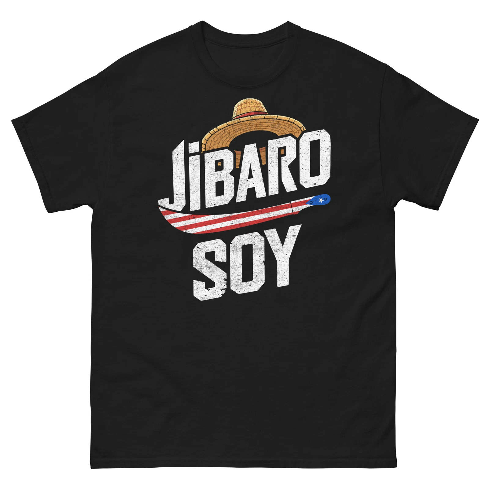Jibaro Soy Puerto Rico Farmer Taino Boricua Puertorriqueño Unisex ...