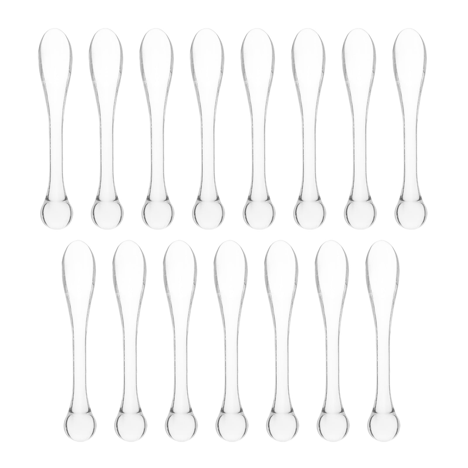 OUNONA 15Pcs Facial Cream Spoons for Cosmetics Tools 3.1x0.6x0.4in ...