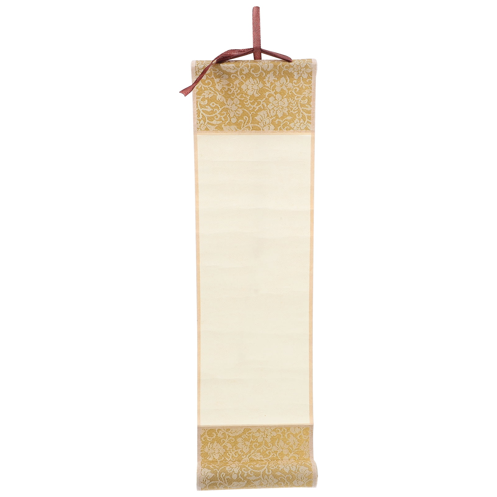 OUNONA Decorative Scroll Blank Chinese White 1Pack 14.4X3.9X0.8In ...