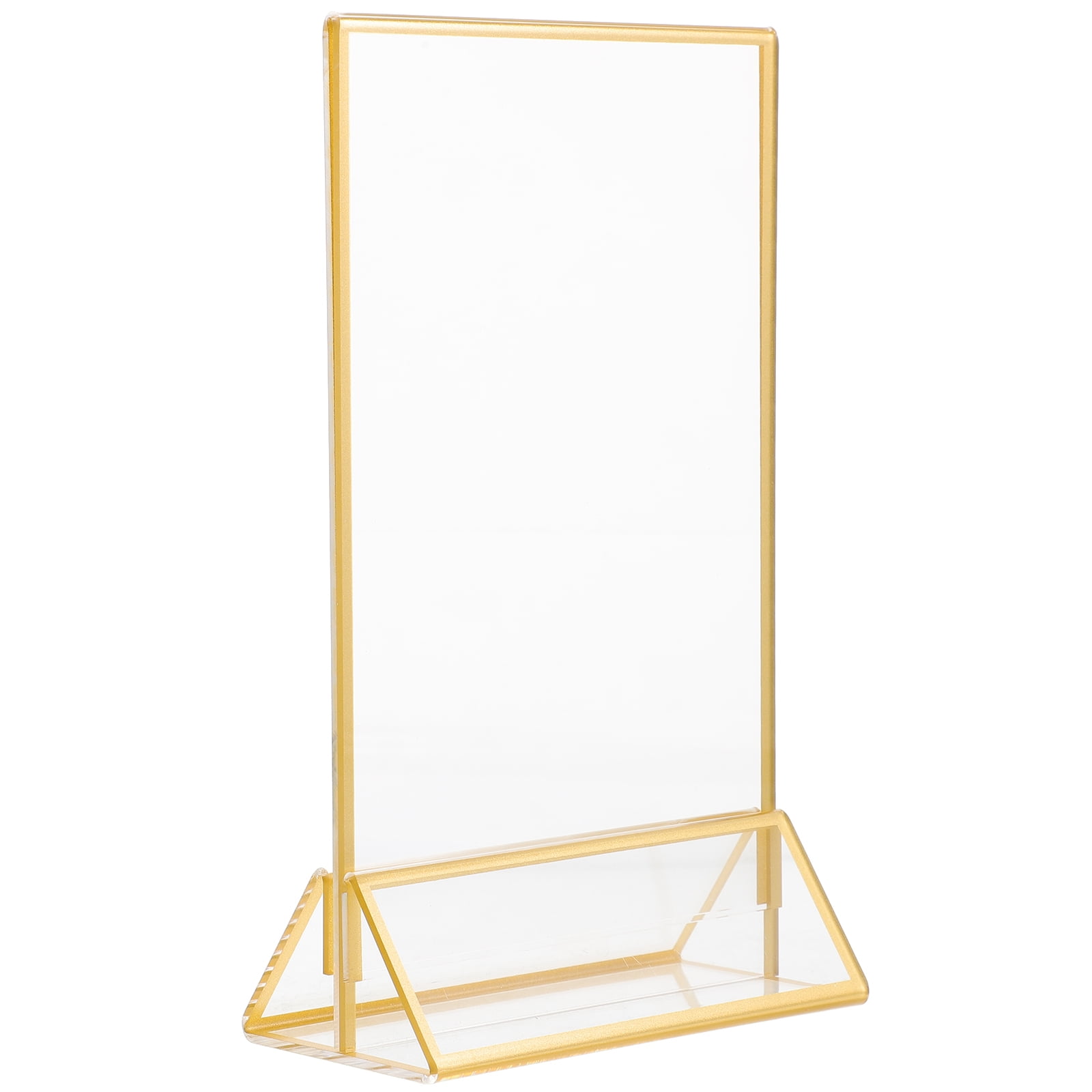 OUNONA Professional Clear Menu Holder Stand for Cafes and Retail Stores ...