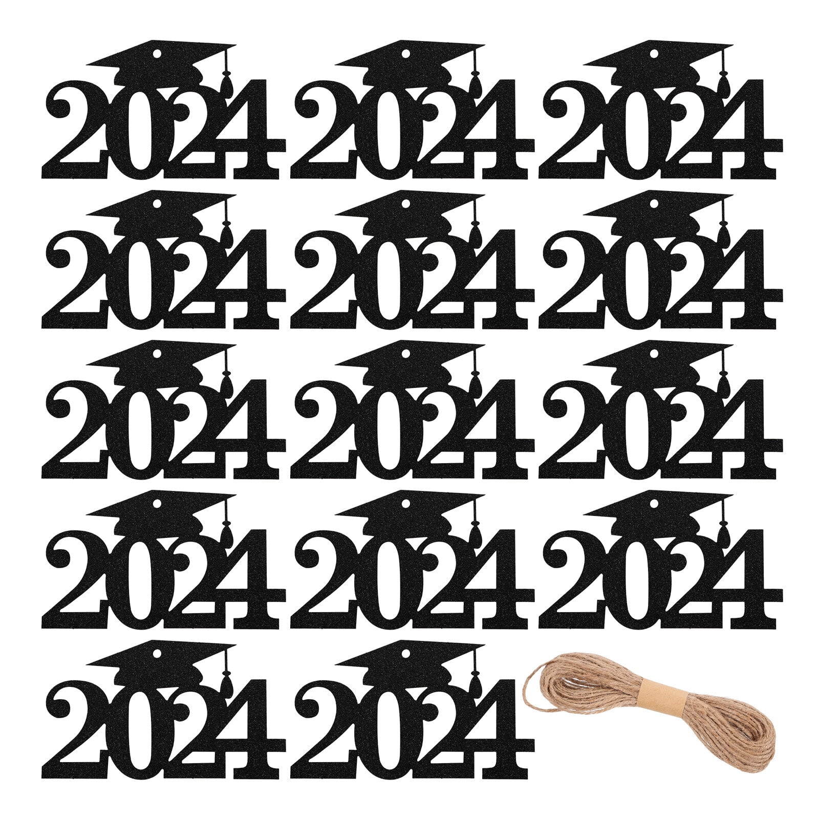 Jibingyi 1 Set Graduation 2024 Cutout Tags Paper 2024 Cutouts Tags for ...