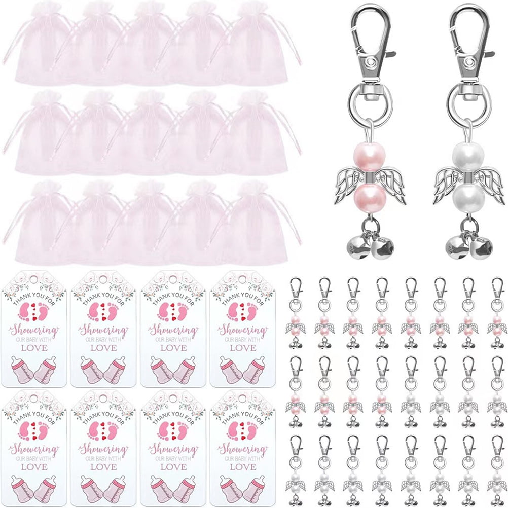 Jibingyi 1 set of Angel Keychain Angel Pendant Keychain Baby Shower ...